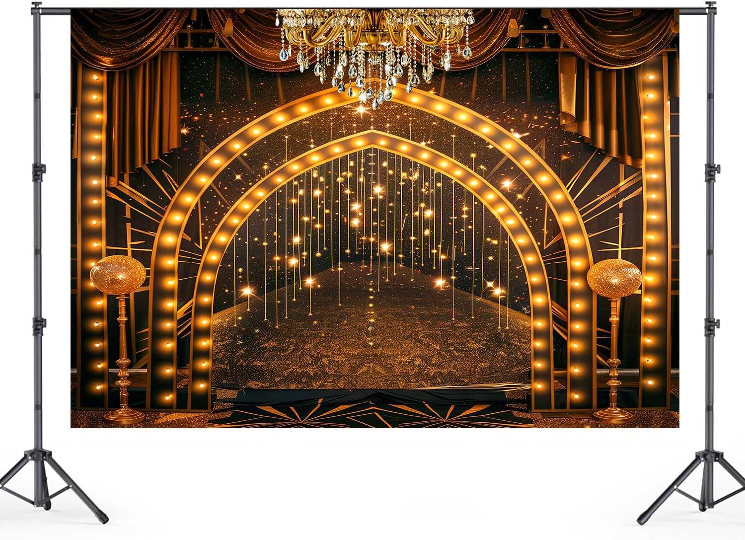 Amazon.com : 10x8ft Roaring 20's 20s Themed Backdrop Vintage Dance ...