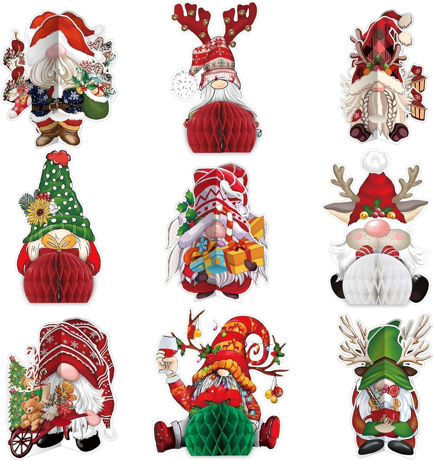 Amazon.com: Konsait Christmas Gnome Decorations Table Centerpieces ...