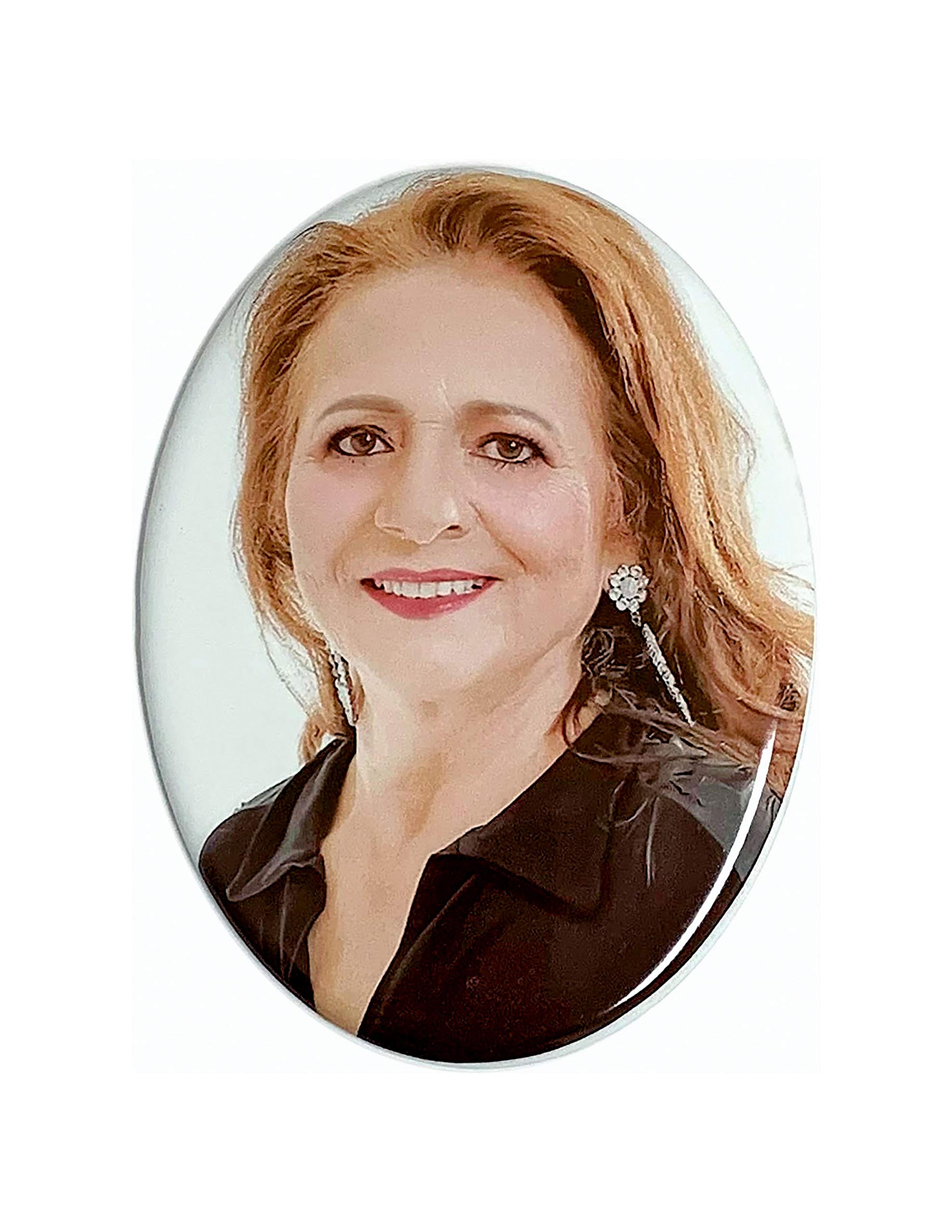 Snapklik.com : Bobs Porcelain Memorial Photo Tile Oval Picture For ...