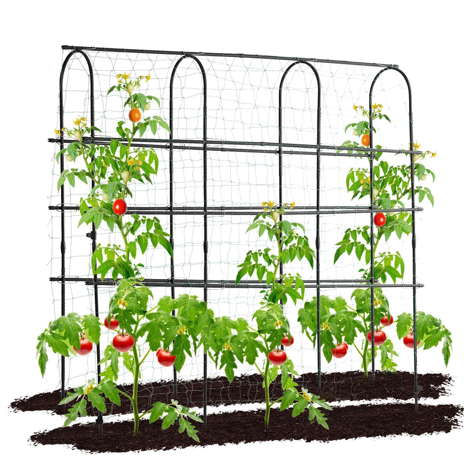 Snapklik.com : OTOSUNNY Garden Trellis For Climbing Plants Outdoor, 6 ...