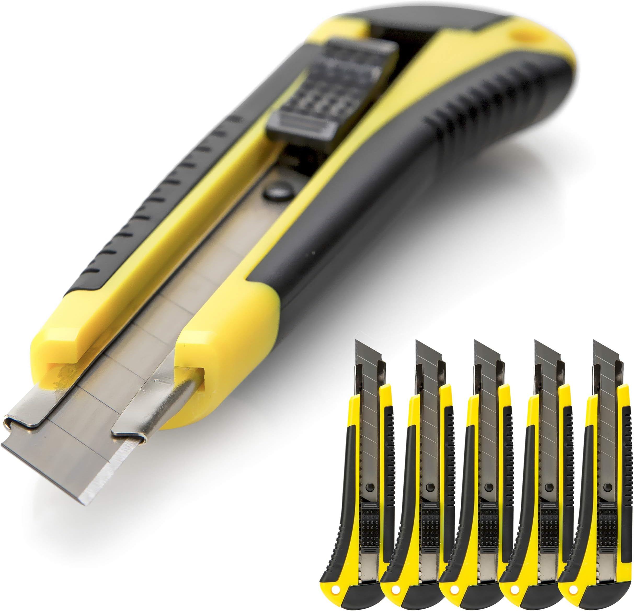 OFFICE POINT Cuttermesser Set Allzweckmesser 5 Stück | 18mm | Cutter ...