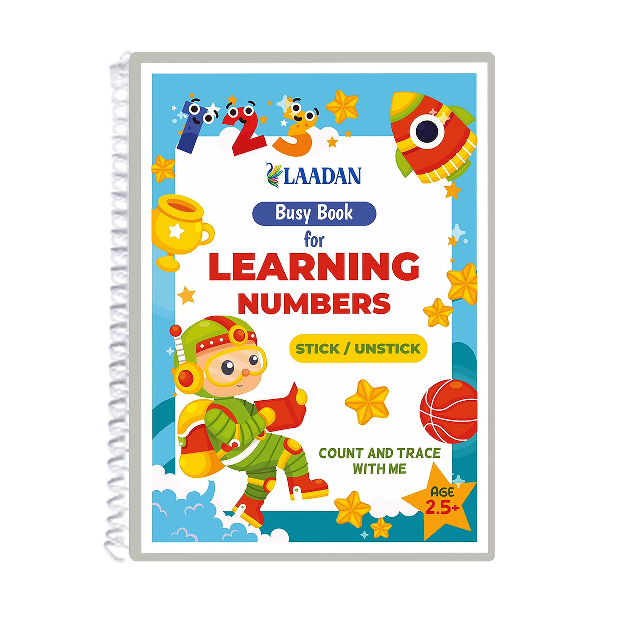 Buy Laadan Busy book for Learning Numbers-Activity Binder-Montessori ...