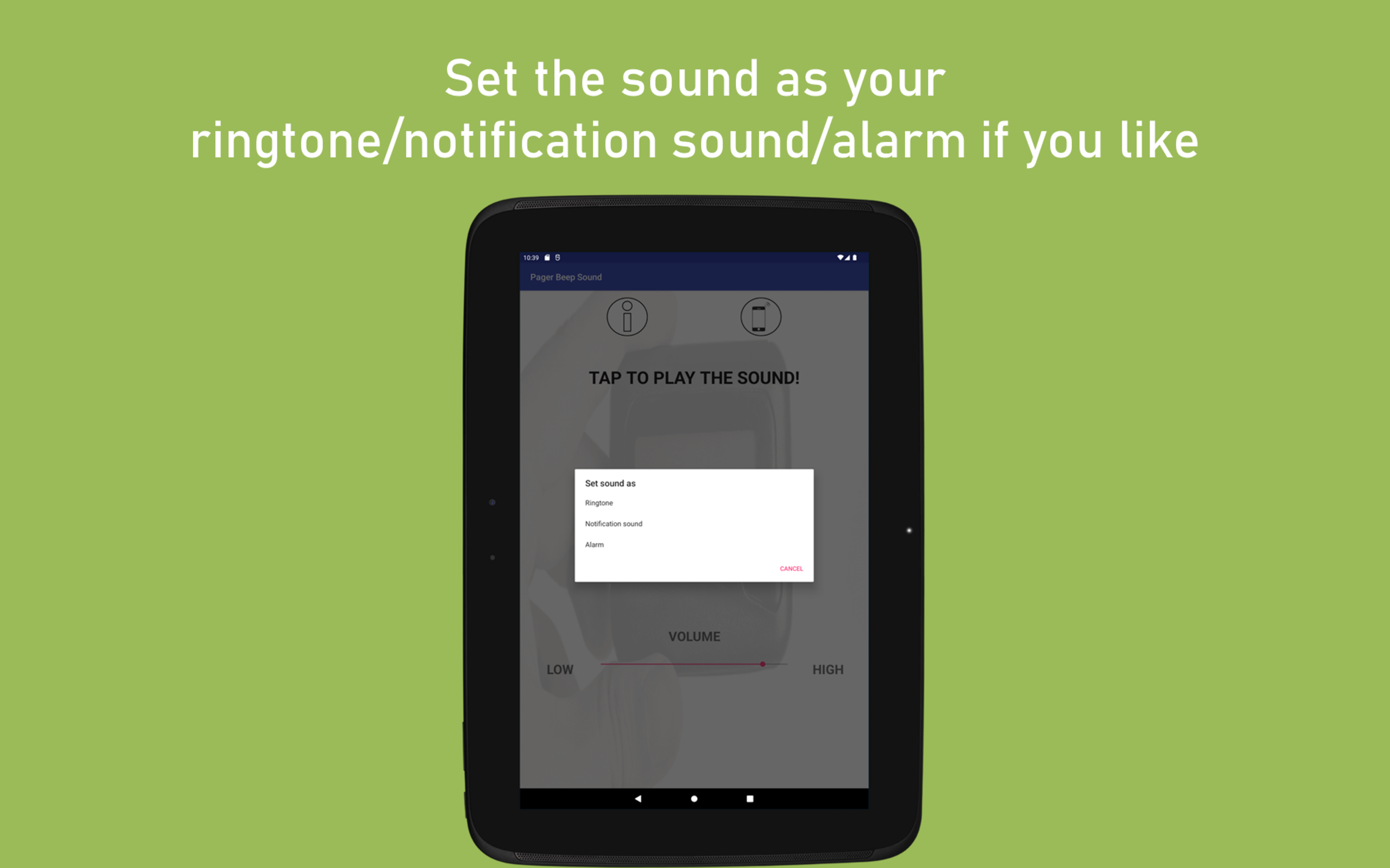 Pager Beep Sound - App on the Amazon Appstore