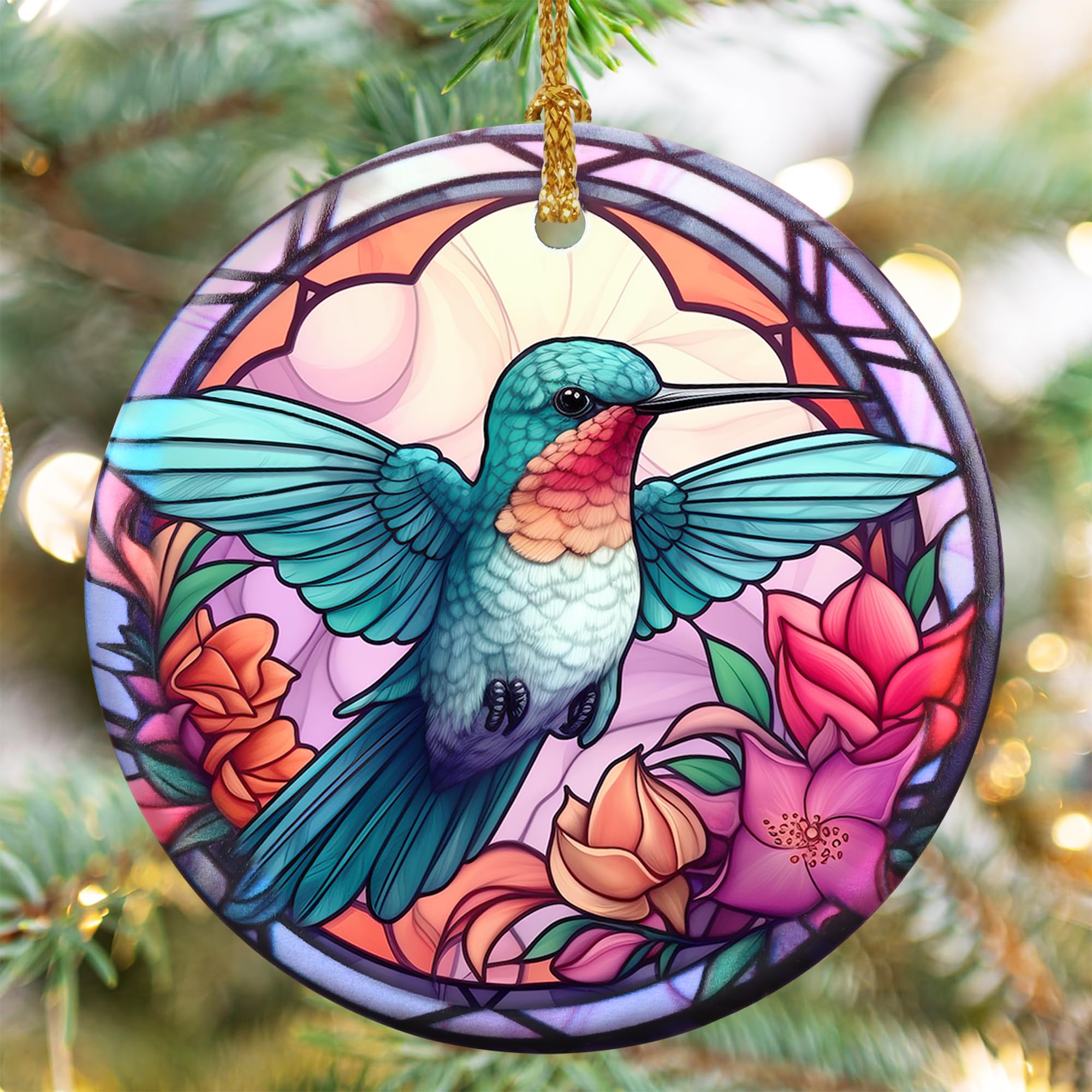 Amazon.com: Hummingbird Christmas Ornaments, Touber Hummingbird Hanging ...