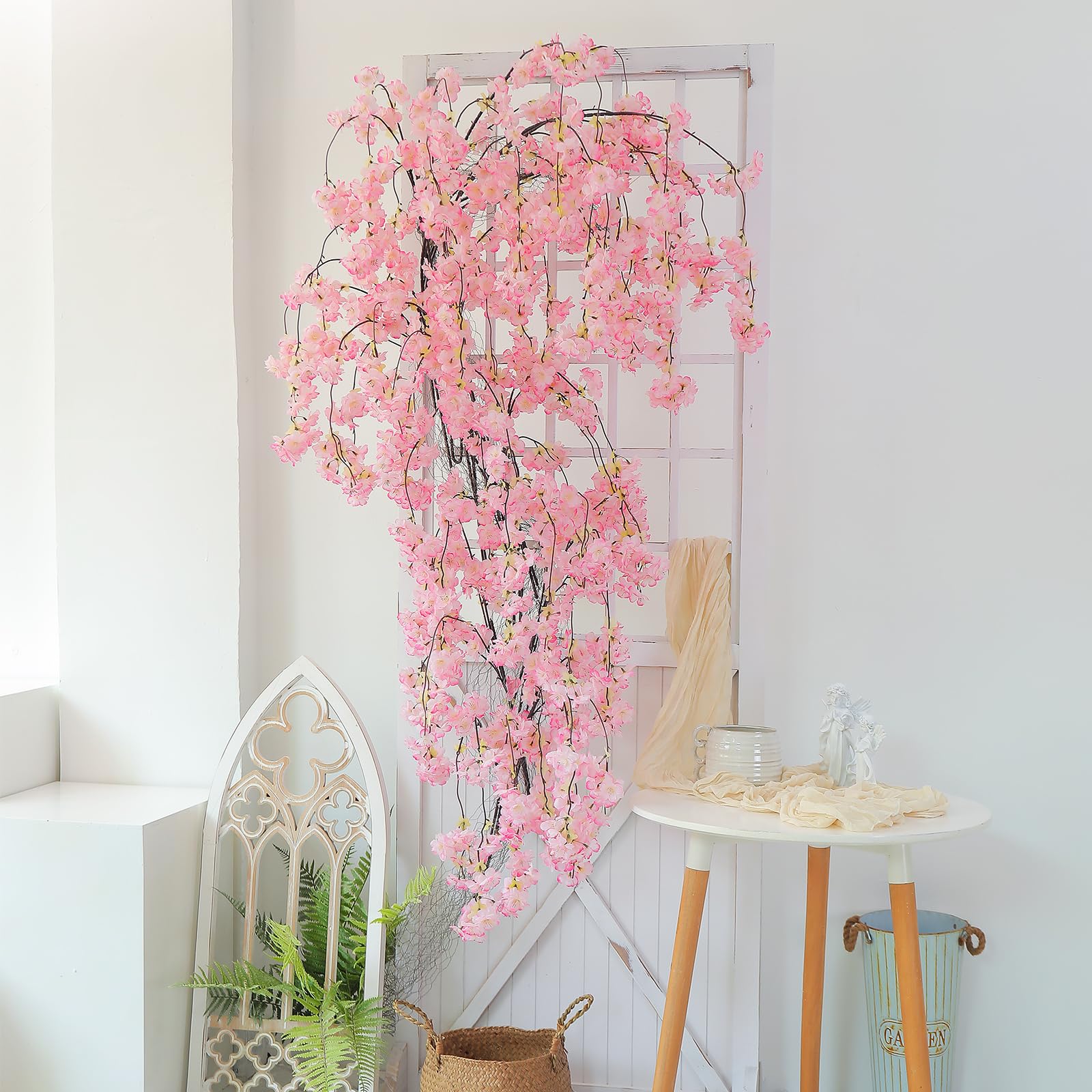 Amazon.com: 4pcs 59inch Artificial Cherry Blossom Branches Tree Twigs ...