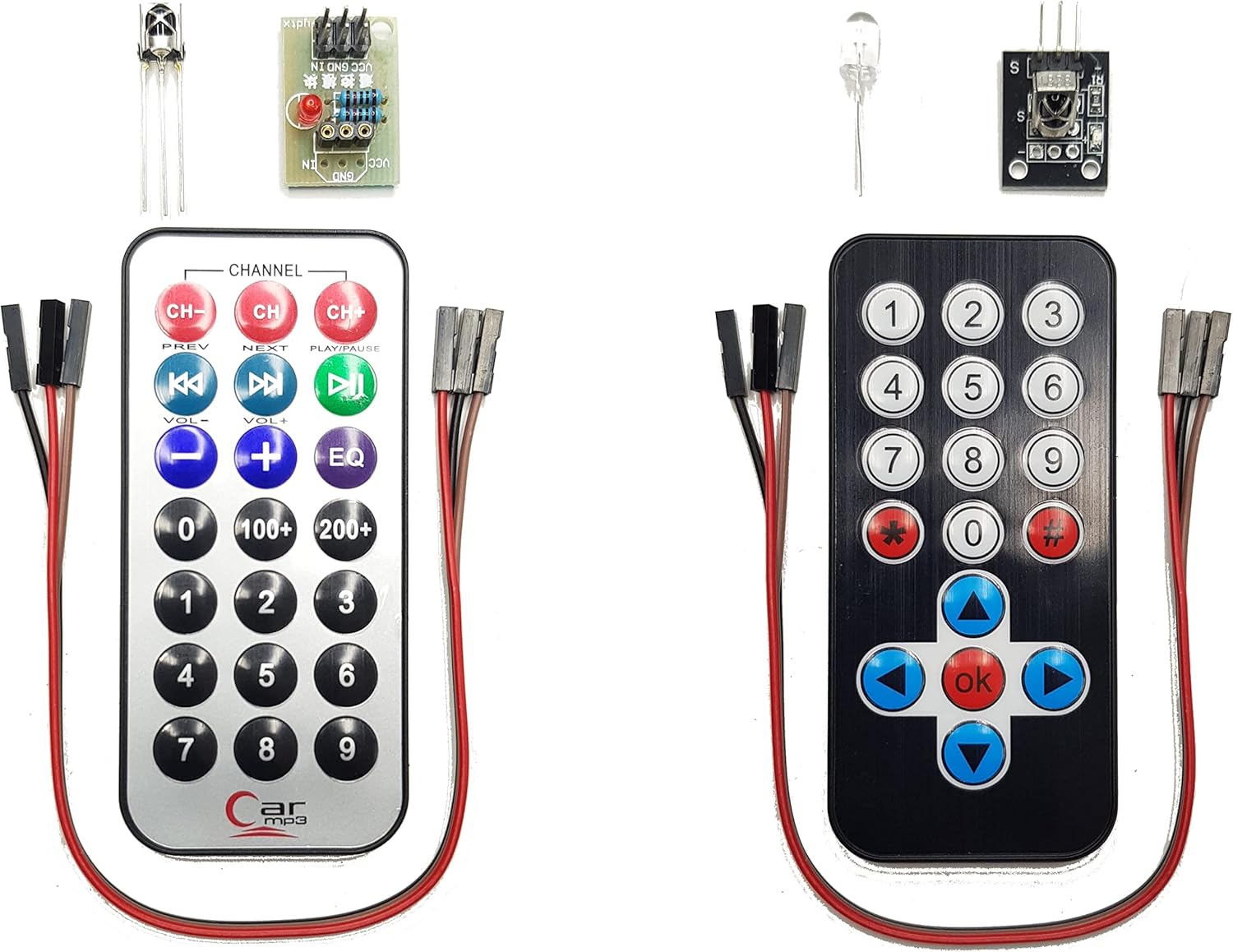 Jp Diyables 赤外線リモコンキット コントローラーとレシーバー付き Arduino Esp32 Esp8266