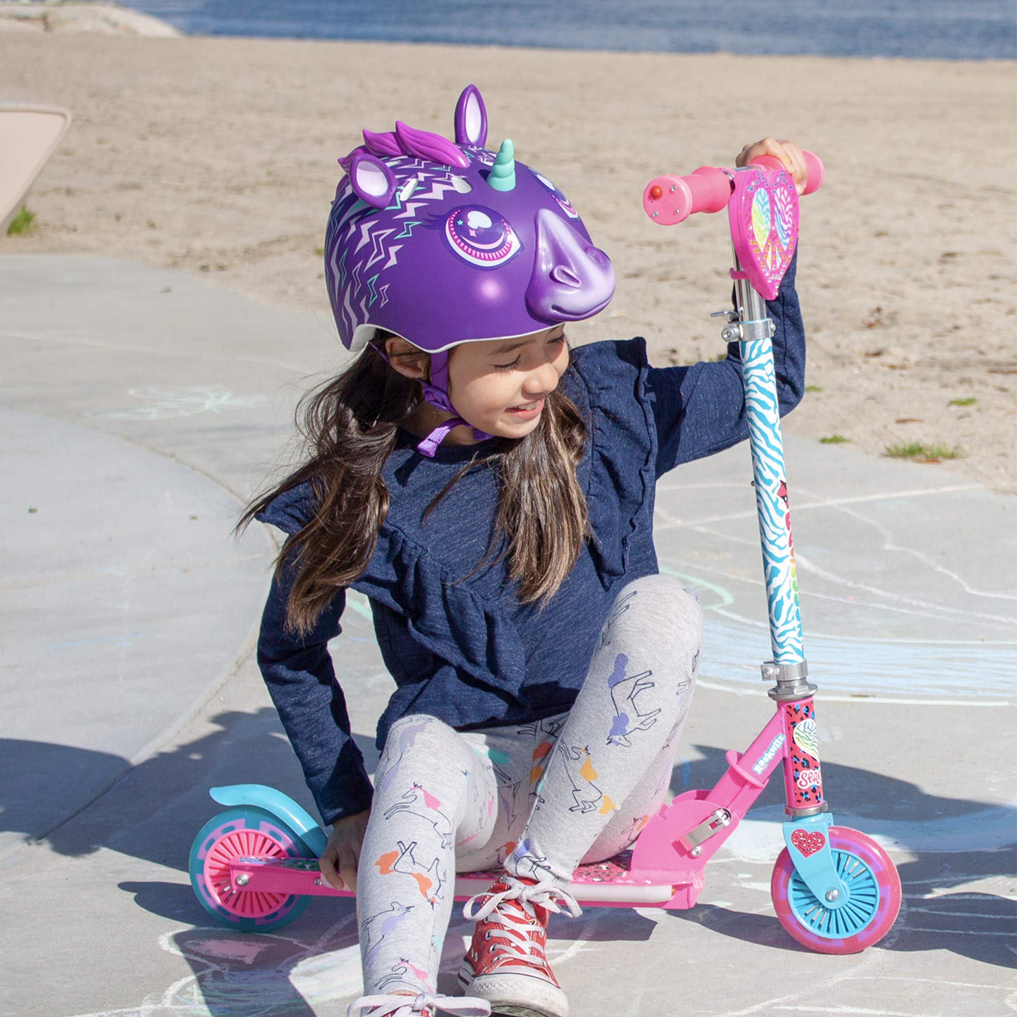 Snapklik.com : Raskullz Electric Unicorn Child Helmet