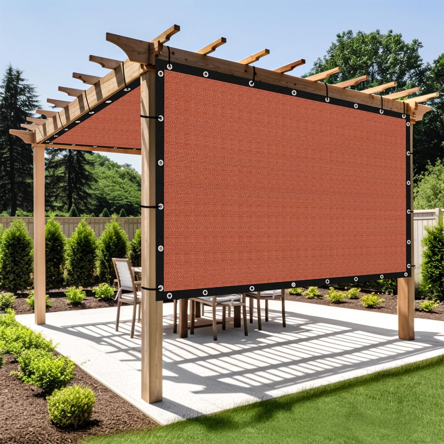 Amazon.com : Shade&Beyond Customized Size 16' X 20' Shade Cloth with ...