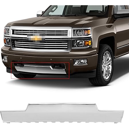 Amazon.com: KUAFU Black Front Bumper Skid Plate Panel Compatible with ...