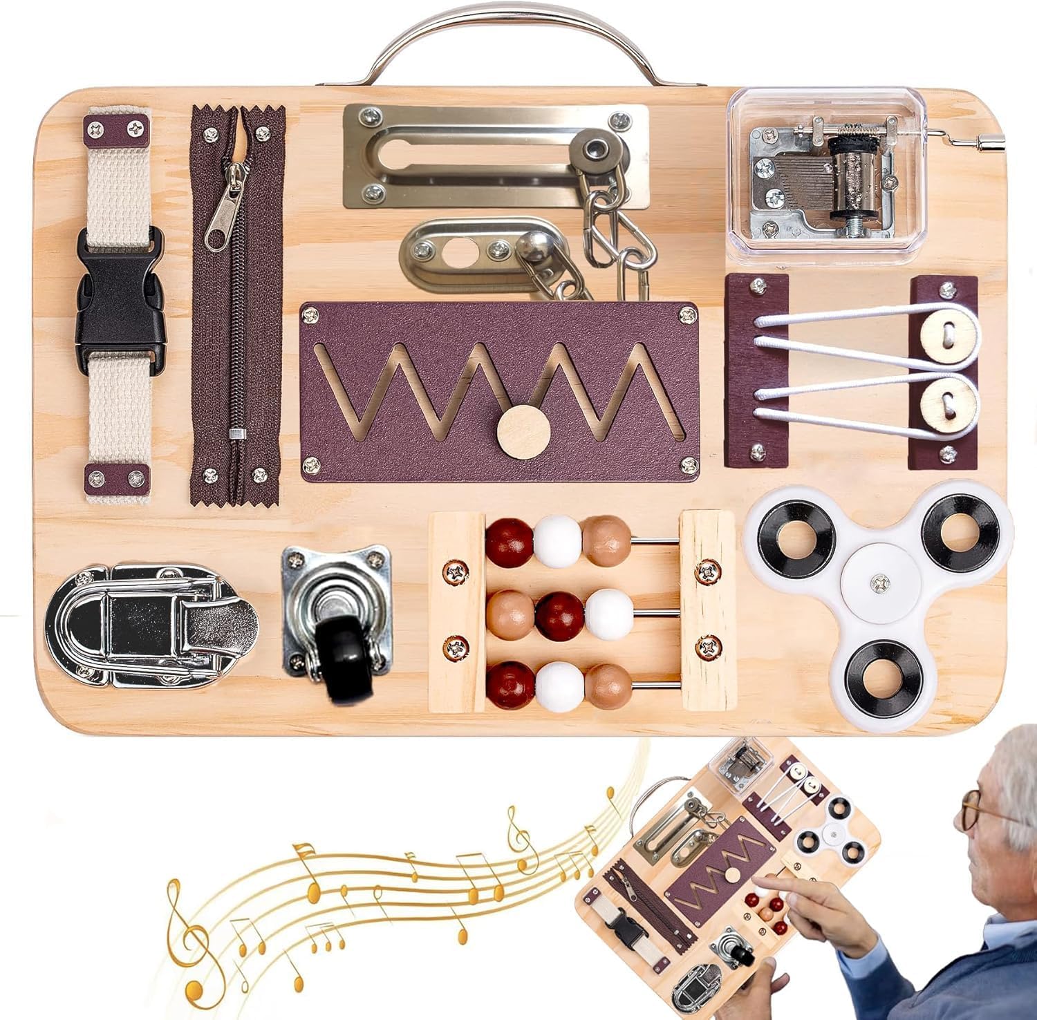 Amazon.com: Dementia Activities for Seniors,Fidget Busy Board for ...