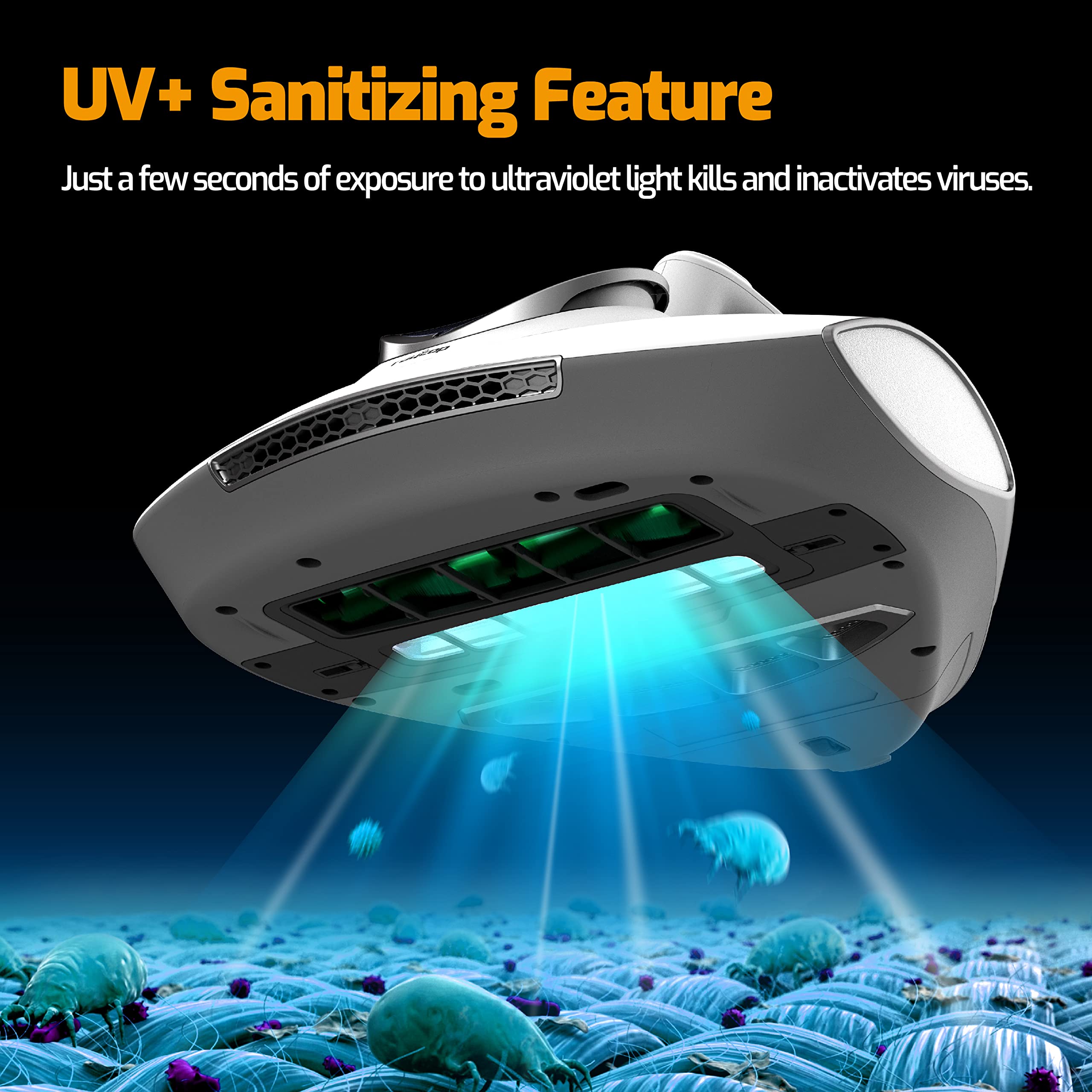 Raycop RS Pro Handheld Bed Vacuum Cleaner - Mattress Cleaner with UV ...