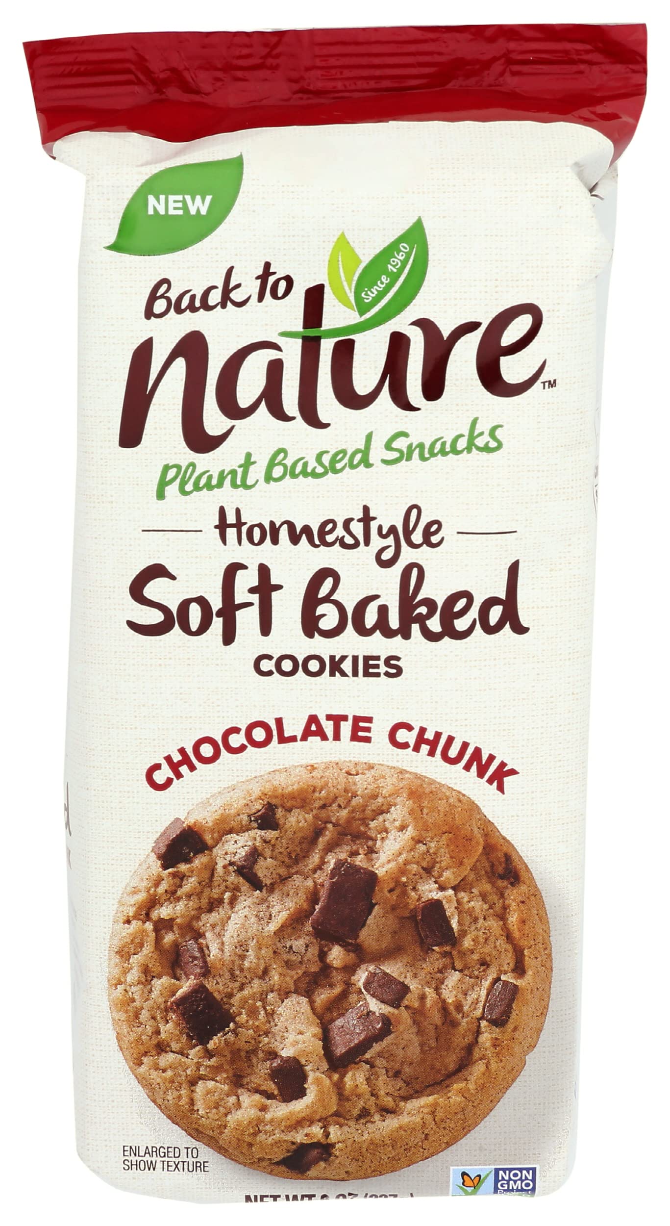 Amazon.com: Back to Nature Plant Based Snacks, Homestyle Soft Baked ...
