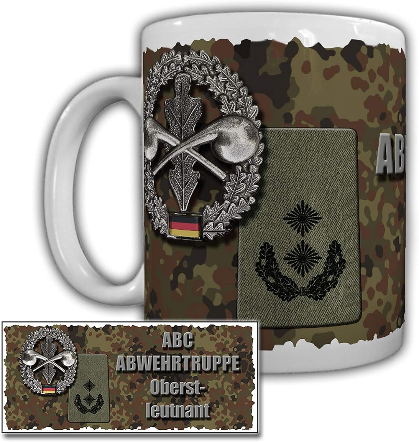 Amazon.com | #29362 Mug ABC Defence Trooper Oberstleutnant ABC-Defence ...