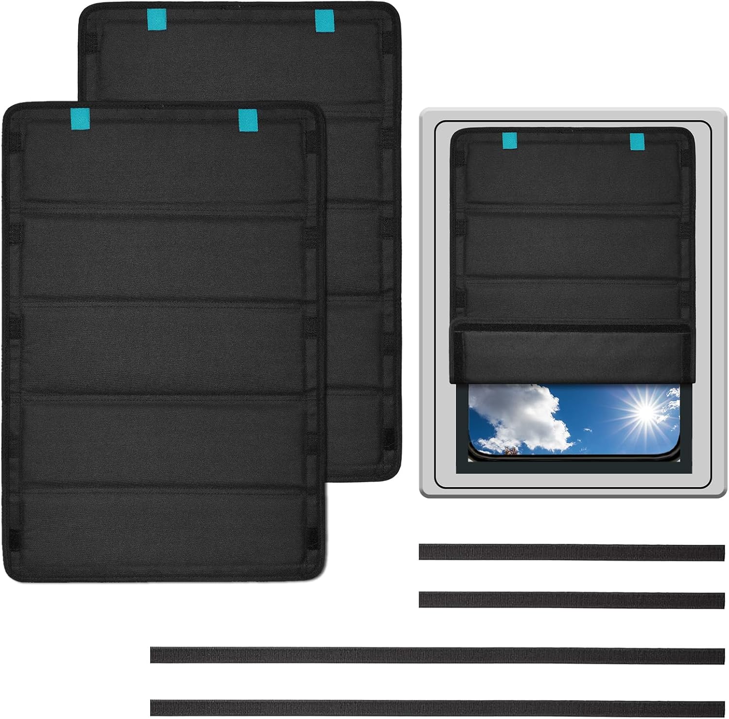 Amazon.com: MIYABALA RV Window Shade,16x25 inch Foldable Blackout RV ...