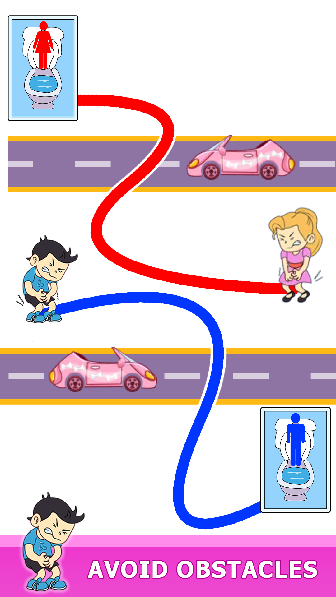 Toilet Rush Race Pee Master: Draw To Go Toilet Home Draw Puzzle ...