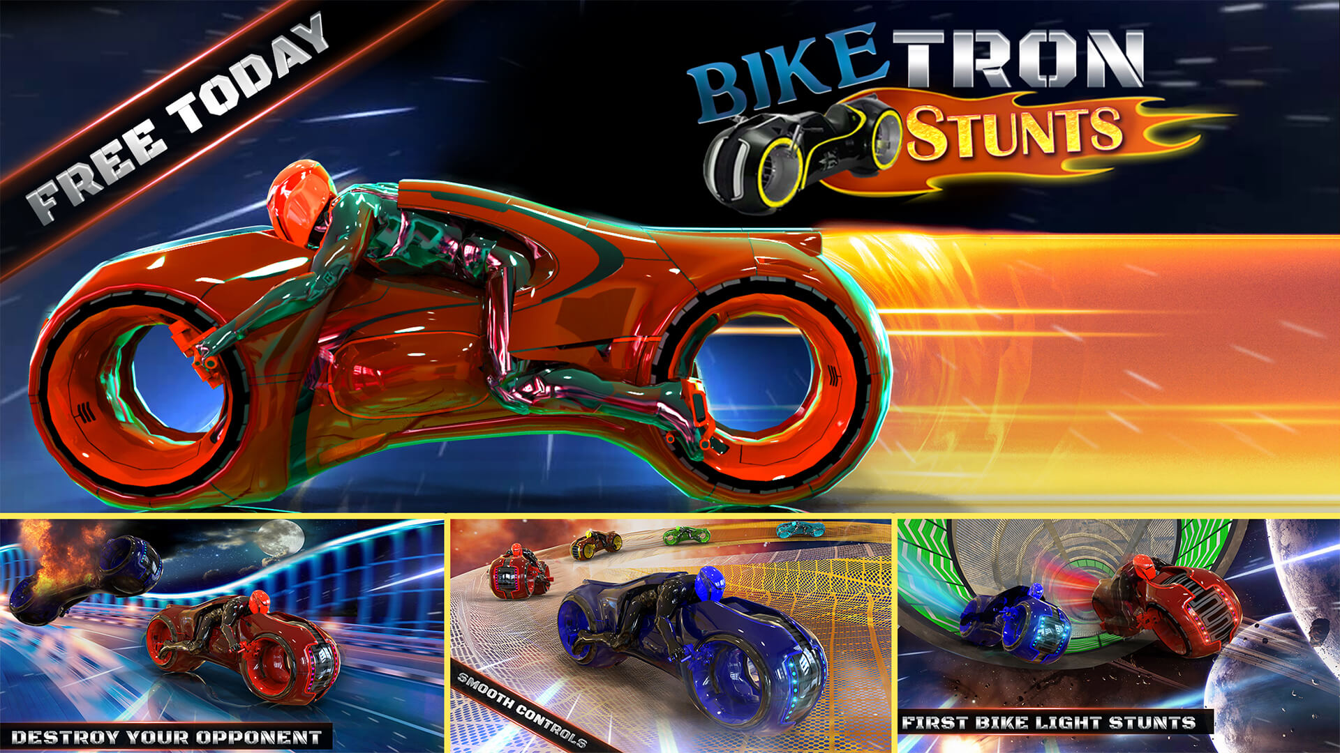 Tron Bike Racing Games Free - Tricky Bike Stunts - App on Amazon Appstore