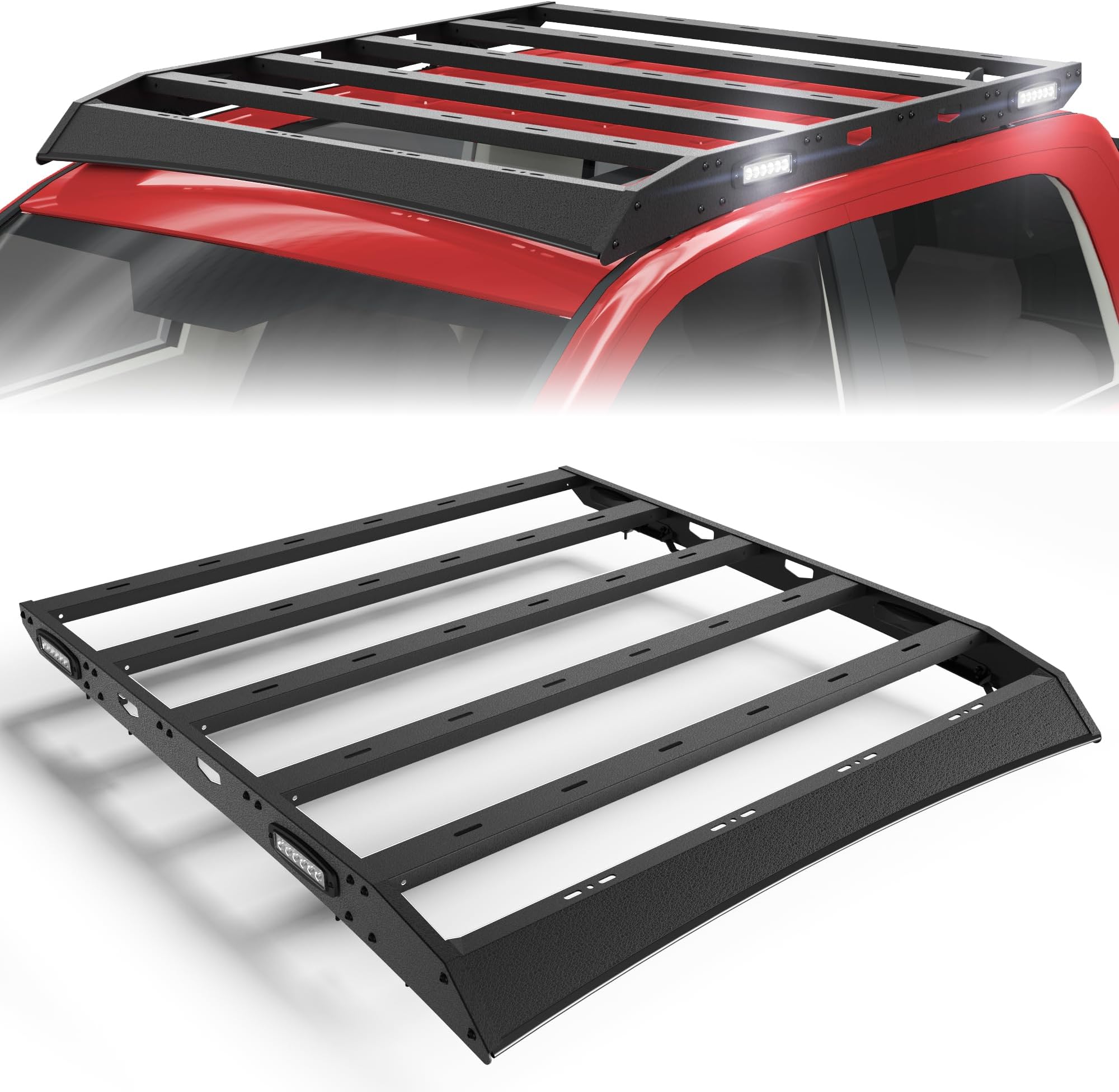 Amazon.com: LONGSUN Ram 1500 Roof Rack Top Cargo Carrier Heavy Duty ...