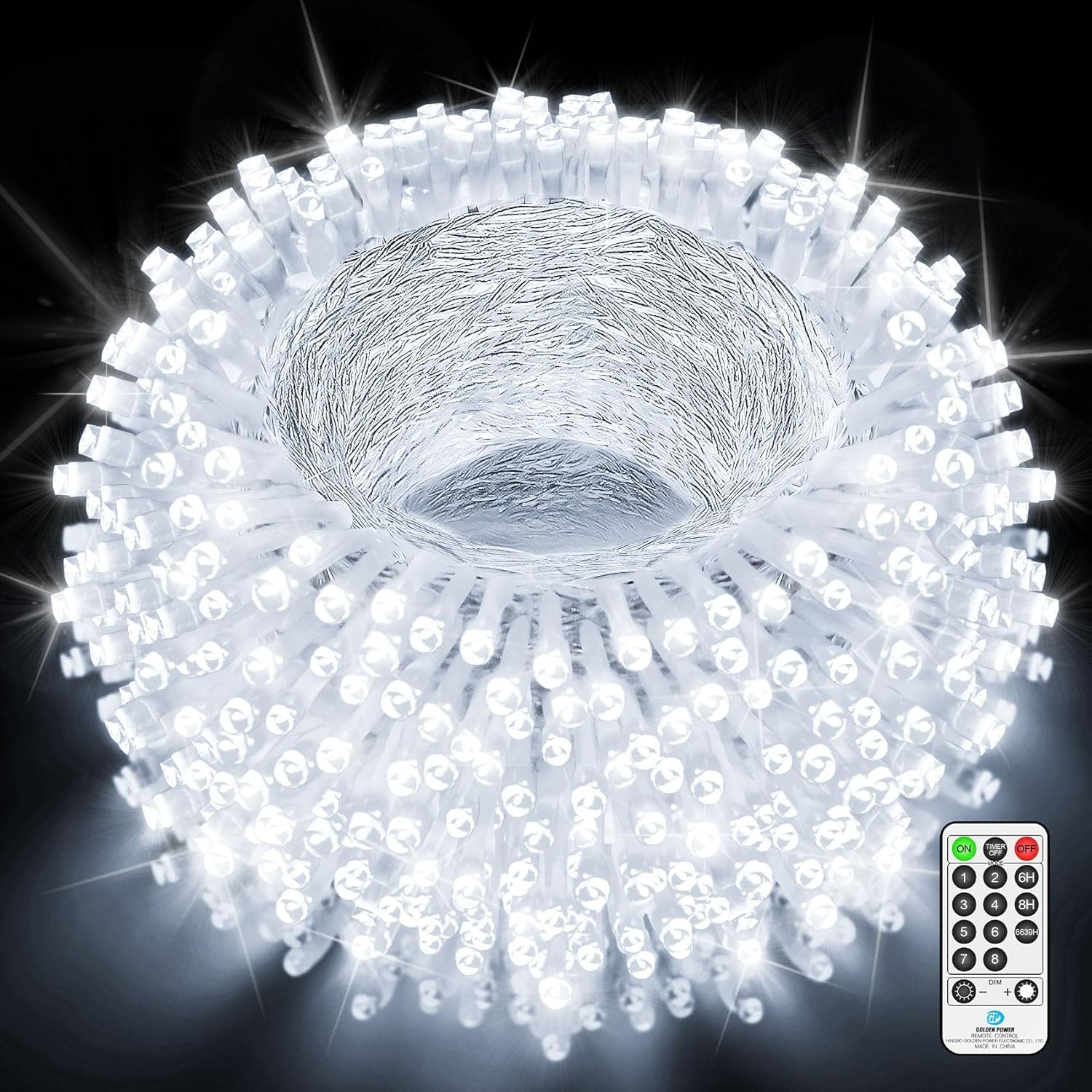 403 FT 1000 LED Christmas Lights Outdoor Decorations Super Long Fairy ...