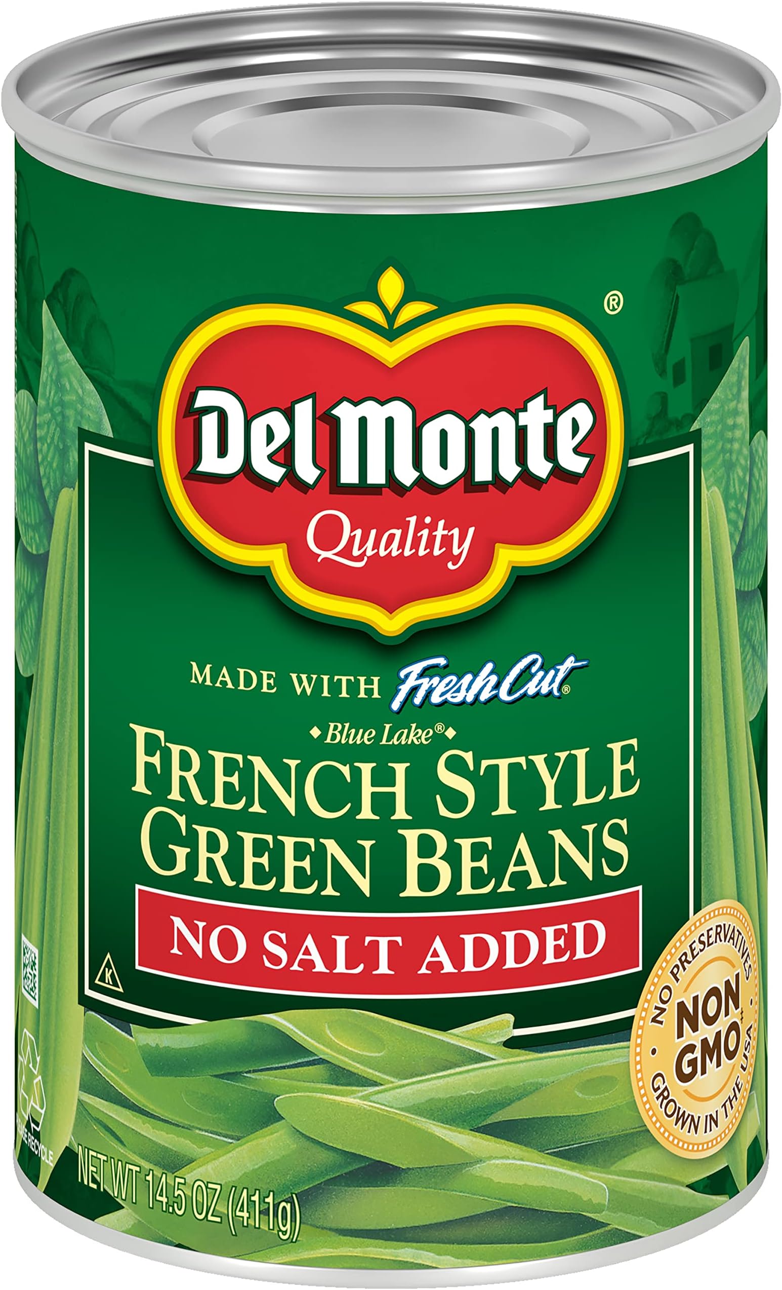 Amazon.com: Amazon Fresh, Canned Cut Green Beans, 14.5 Oz