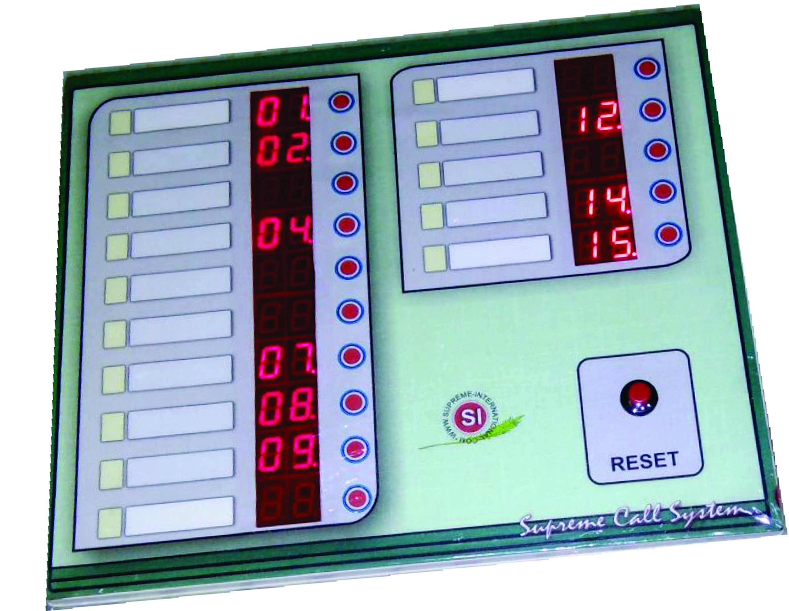 Wireless Office Call Bell System for 15 Users with High Glow Digital ...