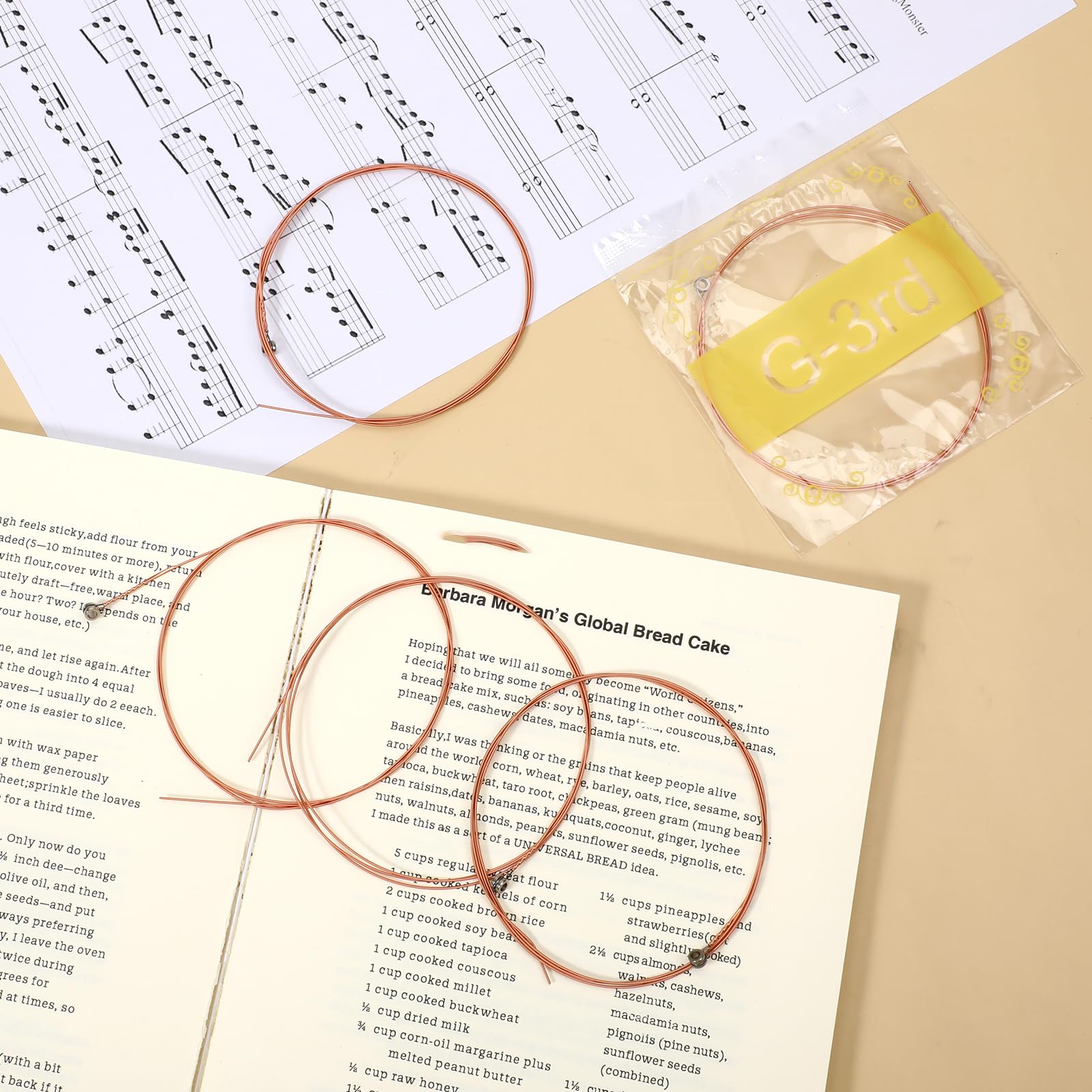 Snapklik.com : 5 Pack Acoustic Guitar G Strings, Acoustic Guitar ...