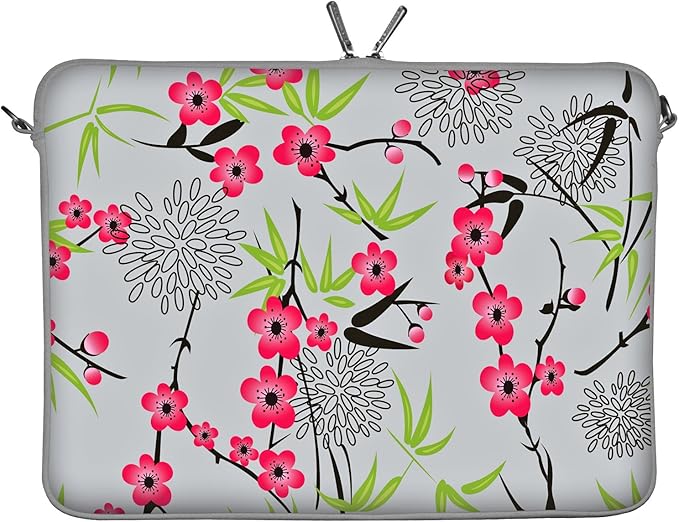 DIGITTRADE LS104-13 Sakura Designer MacBook Sleeve 13.3" Laptop Cover ...