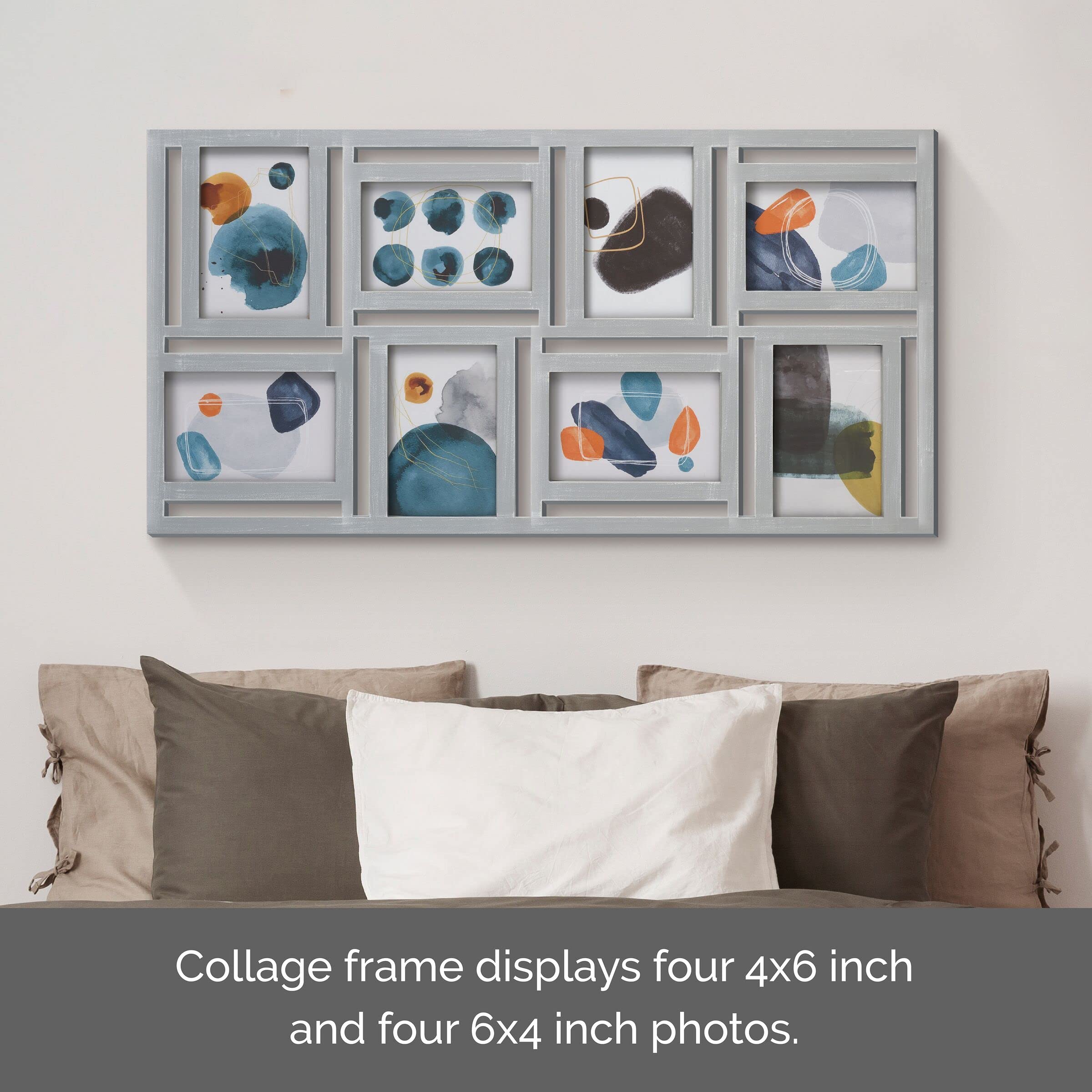 Snapklik.com : MELANNCO 8 Opening Collage Frame- Displays Four 4x6 And ...
