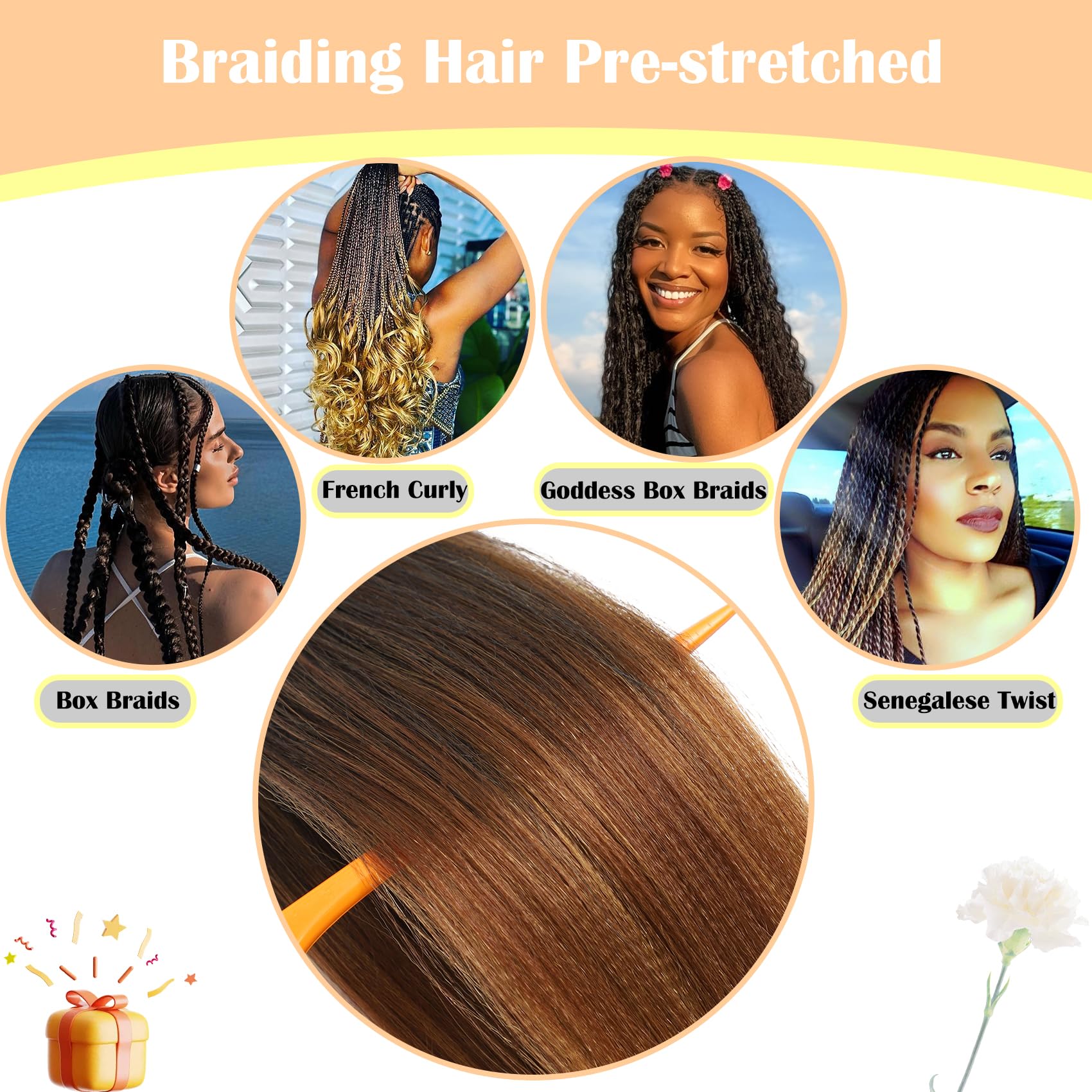 Snapklik.com : Braiding Hair Pre Stretched 26 Inch Kanekalo Braiding ...