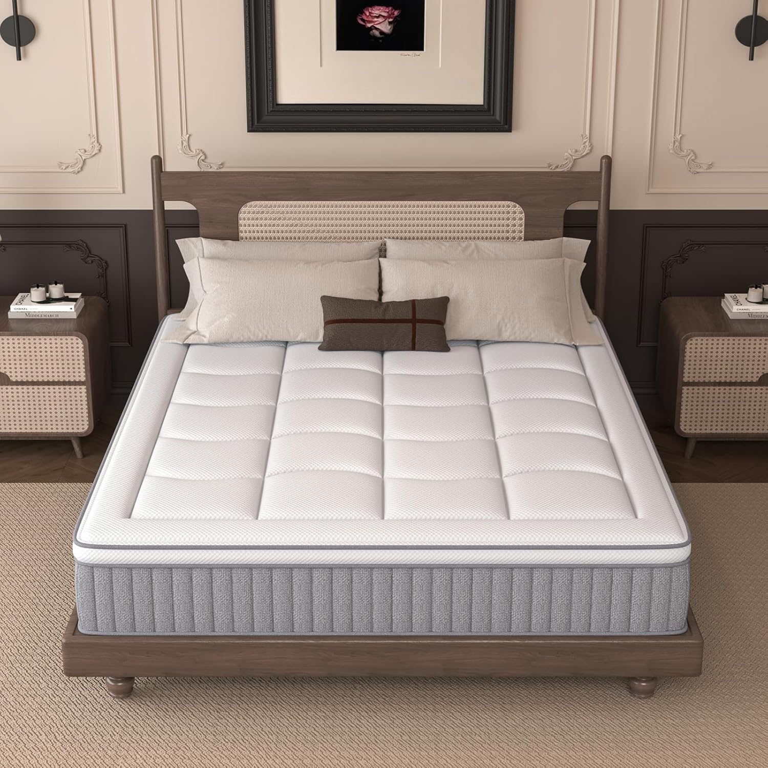 Amazon.com: DIGLANT Full Mattresses, 12Inch Gel Memory Foam Hybrid ...
