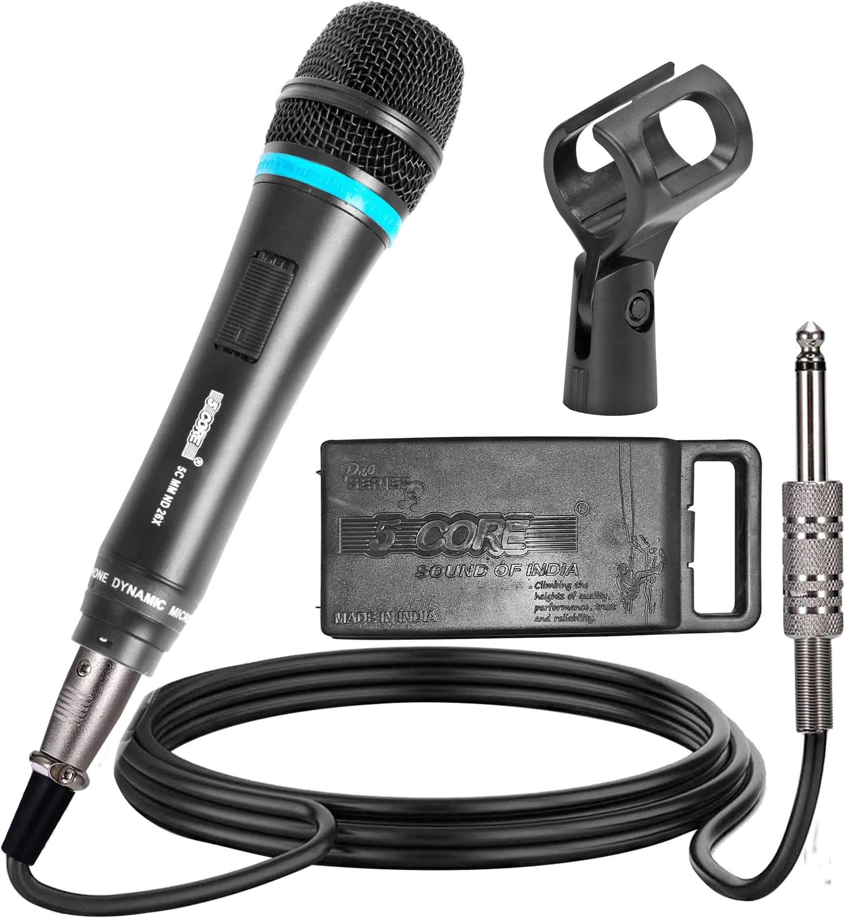 Amazon.com: 5 CORE Professional Dynamic Vocal Microphone Neodymium ...