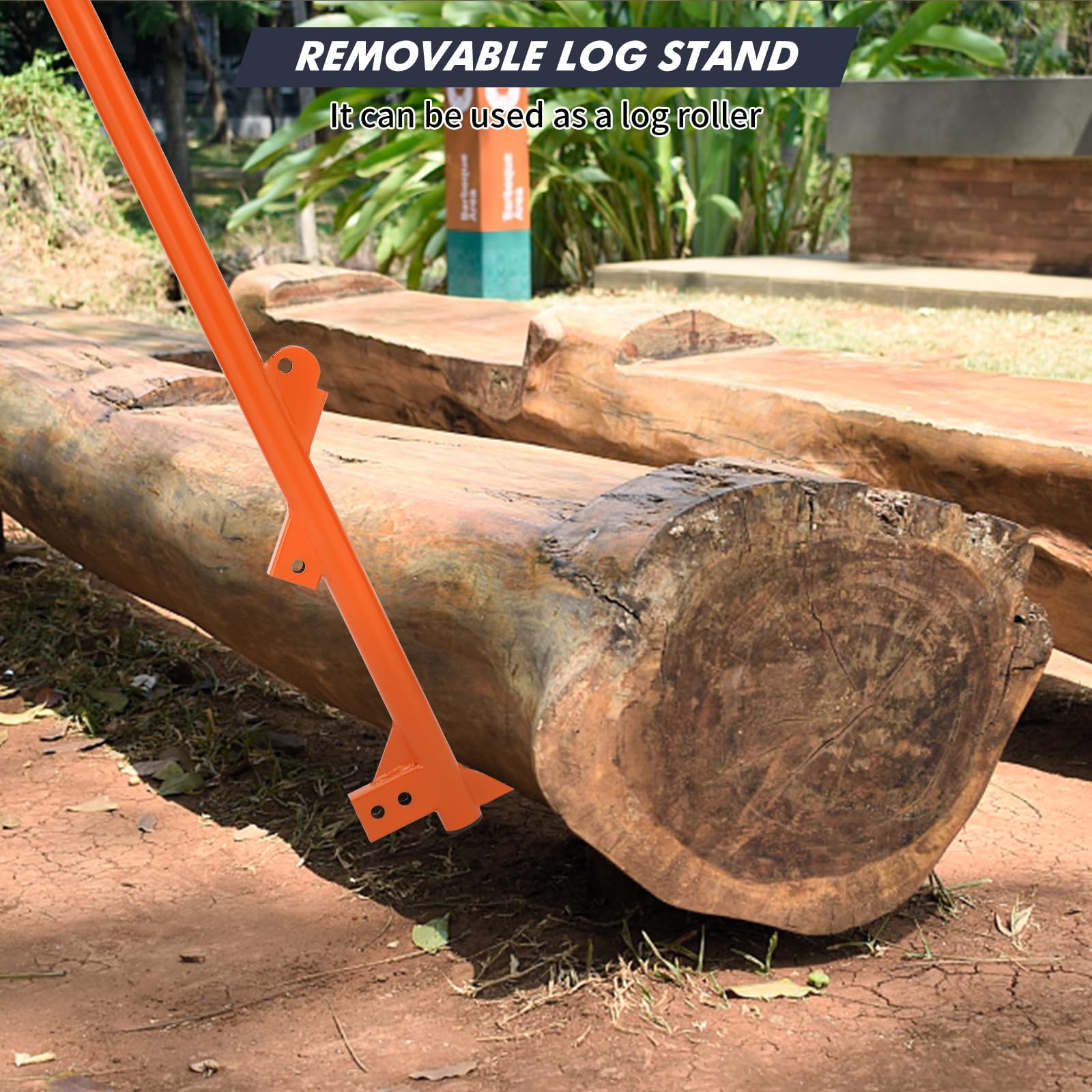 Snapklik.com : Garvee 51"" Timberjack Log Lifter, Adjustable Log Roller ...