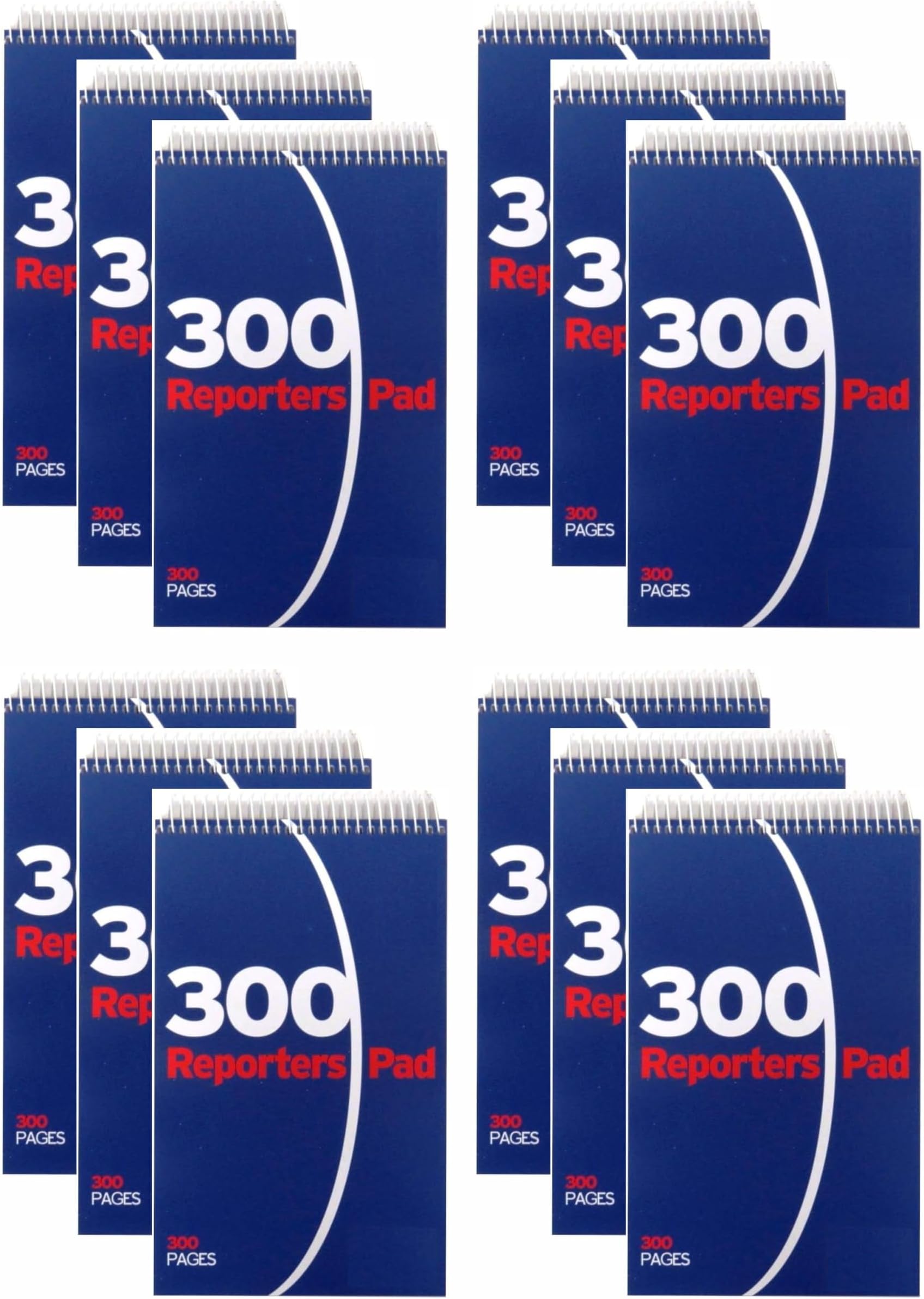 AbbeyShake spiral reporter’s notepad wirebound notebook 300 pages ...