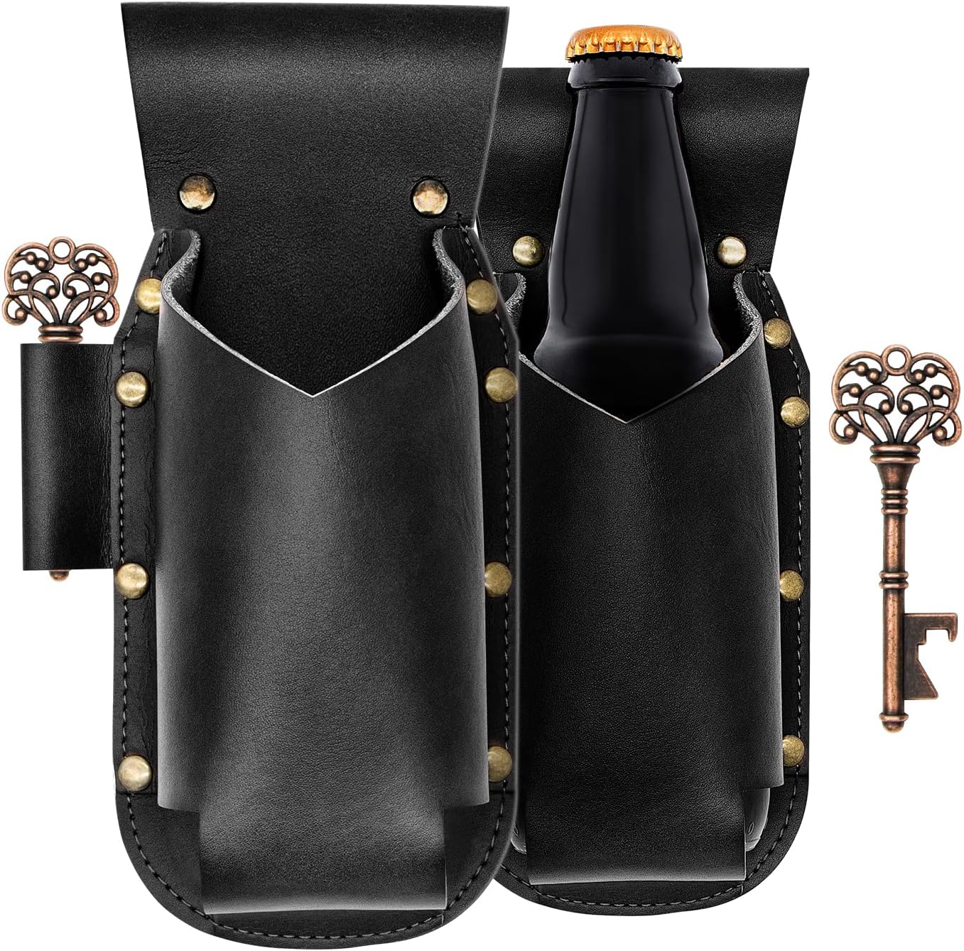 Amazon.com: Beer Belt,Beer Holster,Water Bottle Drink Beer Belt Holder ...