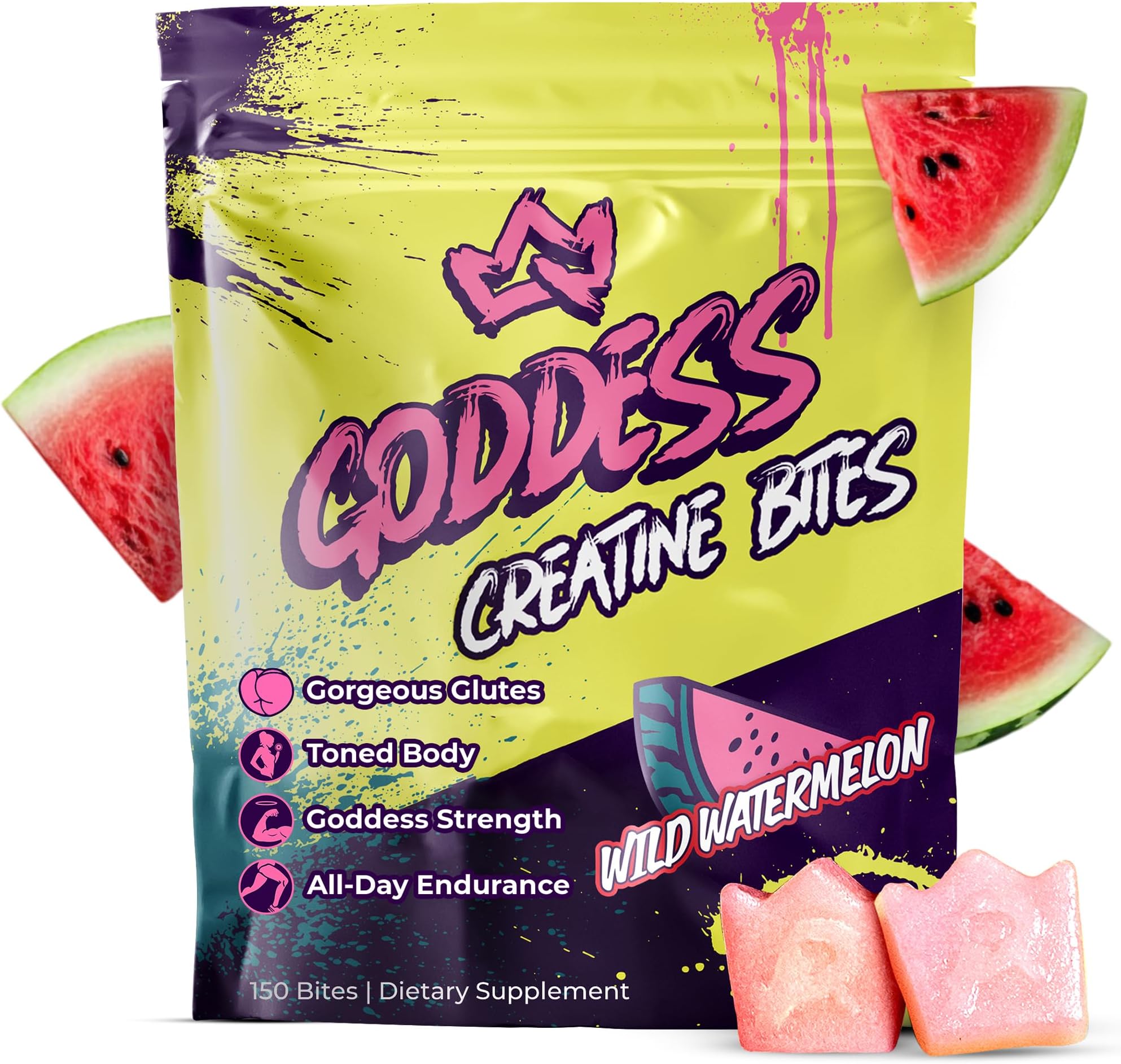 Amazon.com: Primal Queen Goddess Creatine Gummies – Low-Sugar Chewable ...