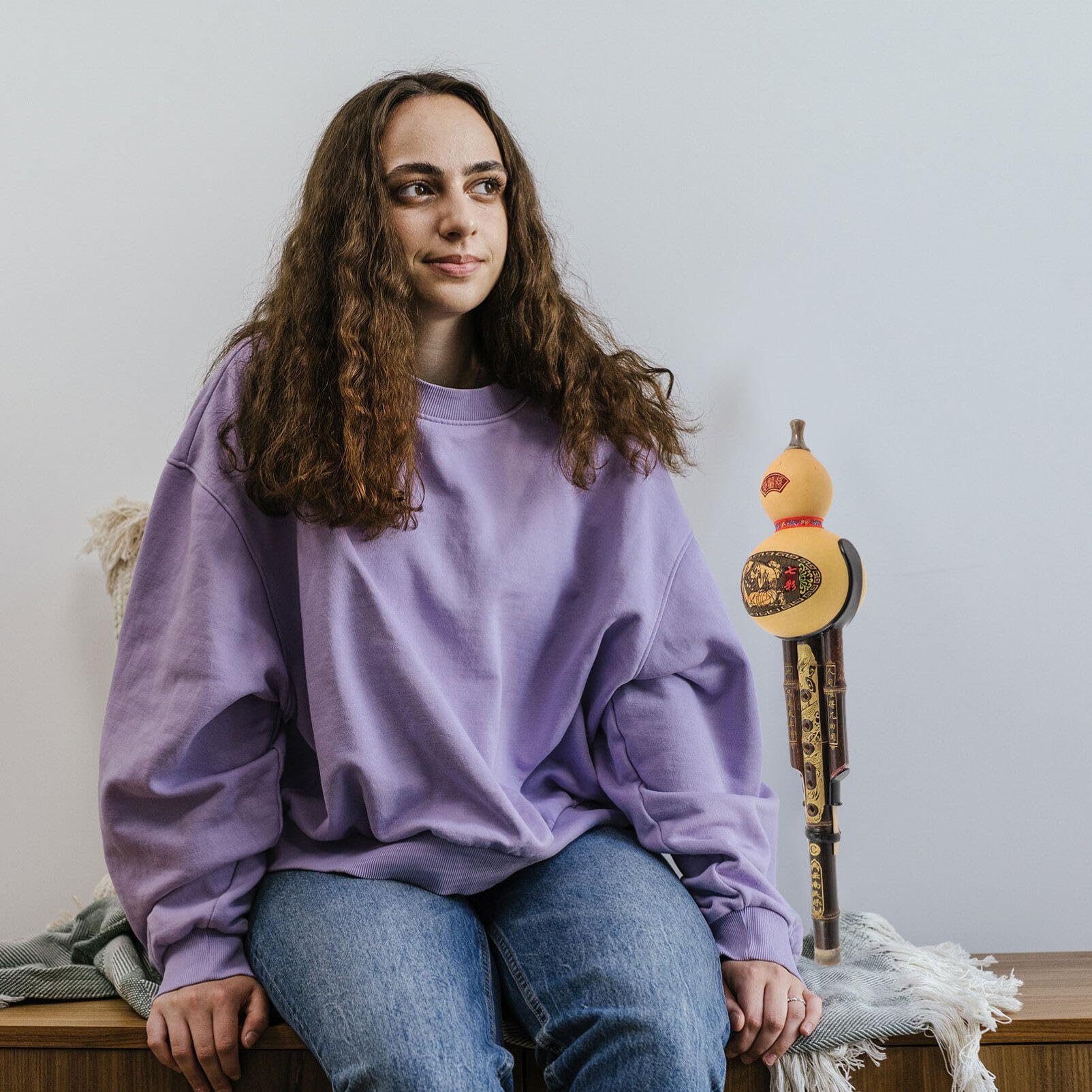 Snapklik.com : 1 Set Beginner Hulusi Flute Hulusi - Gourd Cucurbit ...