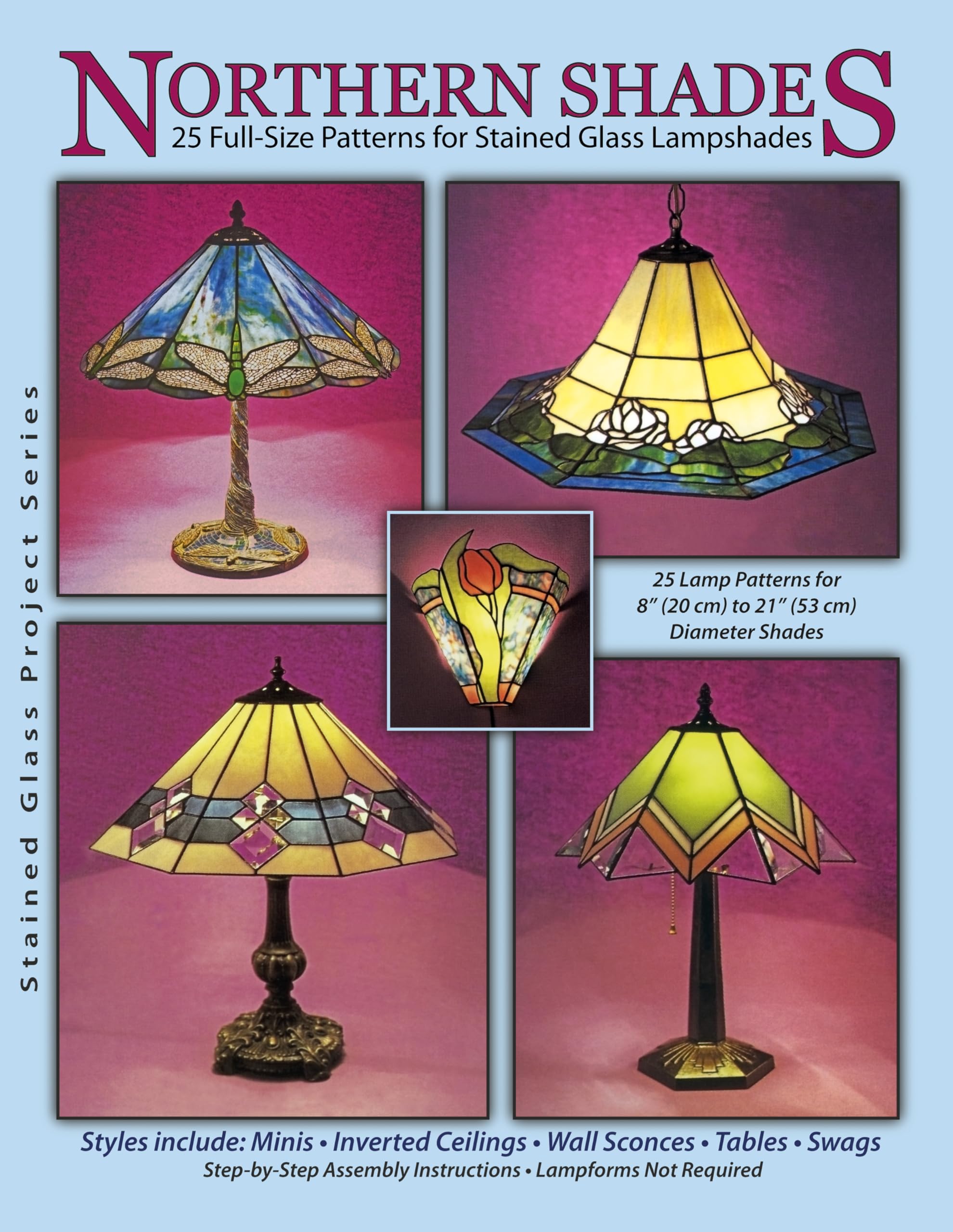 Stained Glass Panel Lamp Patterns Stained Glass Bat Motifs Lamp: 🦇