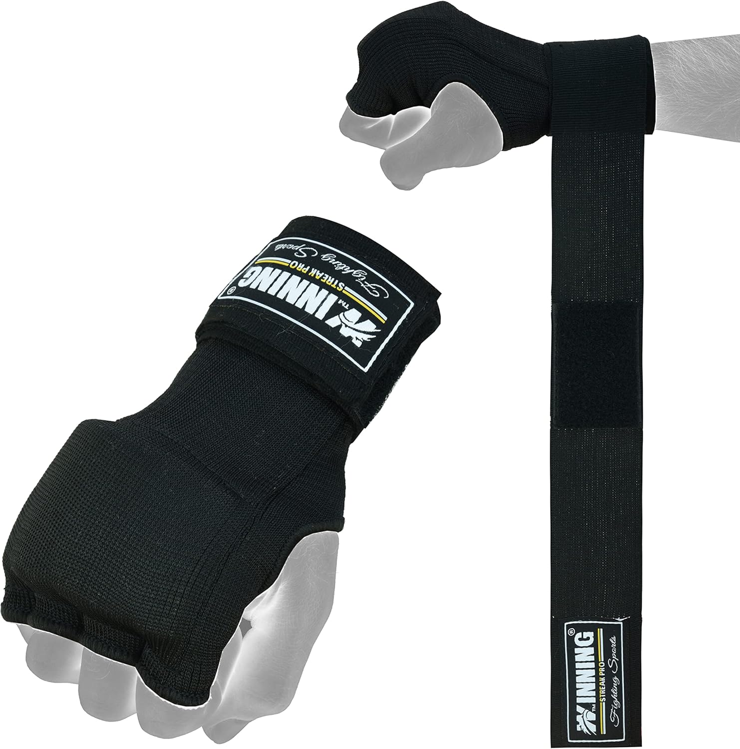 Amazon.com : Winning Streak Pro Boxing Inner Gloves with Gel Padding ...