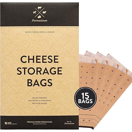 Amazon.com: Formaticum Cheese Storage Bags with Storage Paper ...