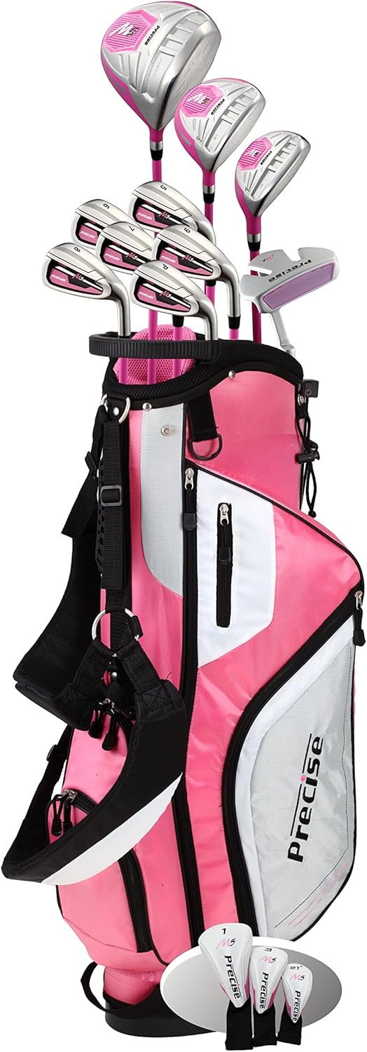Precise M5 Womens Golf Clubs Full Set, Includes Titanium Driver, S.S ...