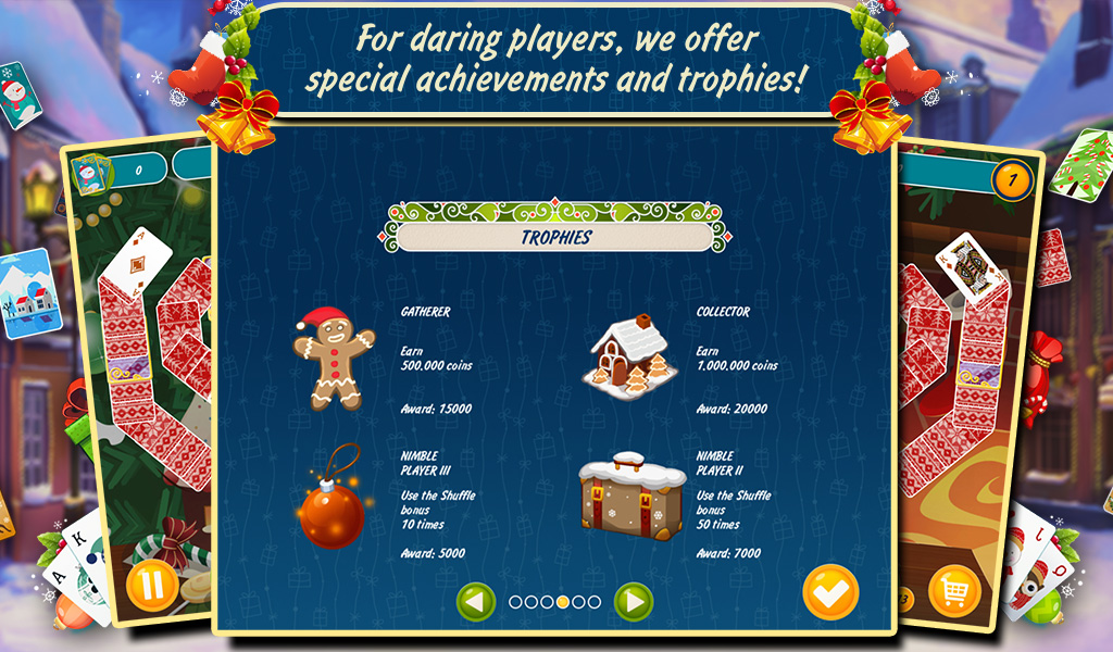 Solitaire Christmas Match. Match 2 Cards. Card Game like Spider,Pyramid ...