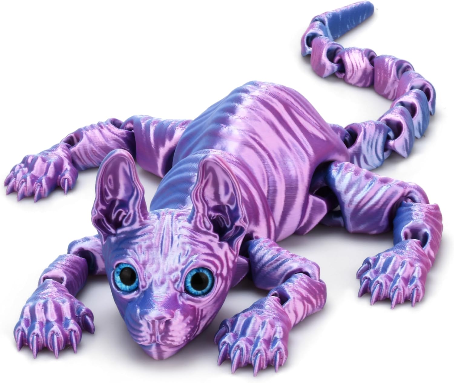 Amazon.com: 3D Printed Sphynx Cat, Realistic Hairless Figurine, Cute ...