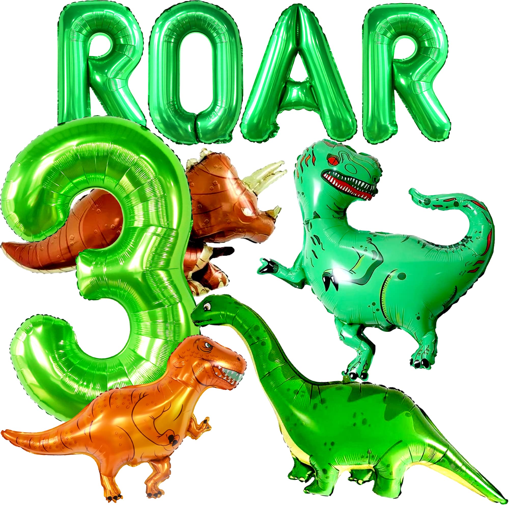 Amazon.com: Giant Dinosaur Balloon Set, 51 Inch - Pack of 8 | Light ...