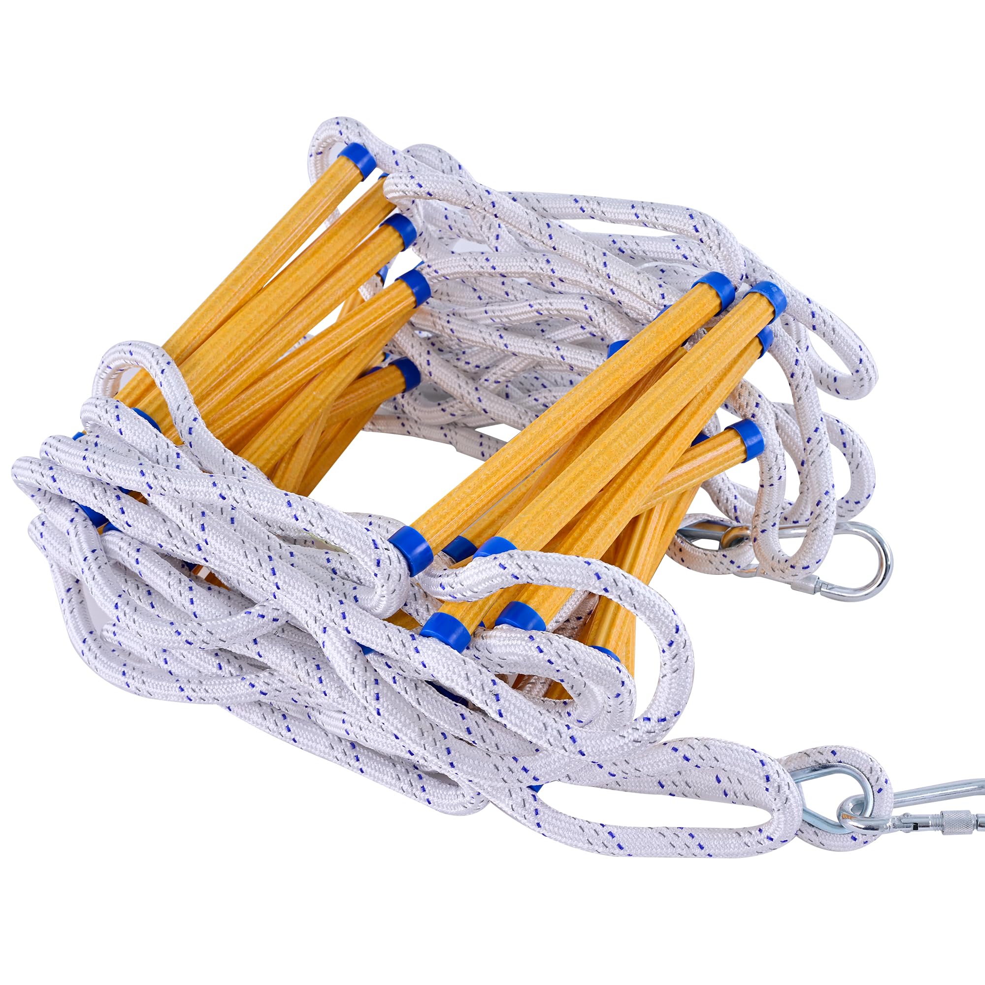 Rope Ladder,32.8FT Fire Escape Ladder 3 Story,Flame Retardant Safety ...