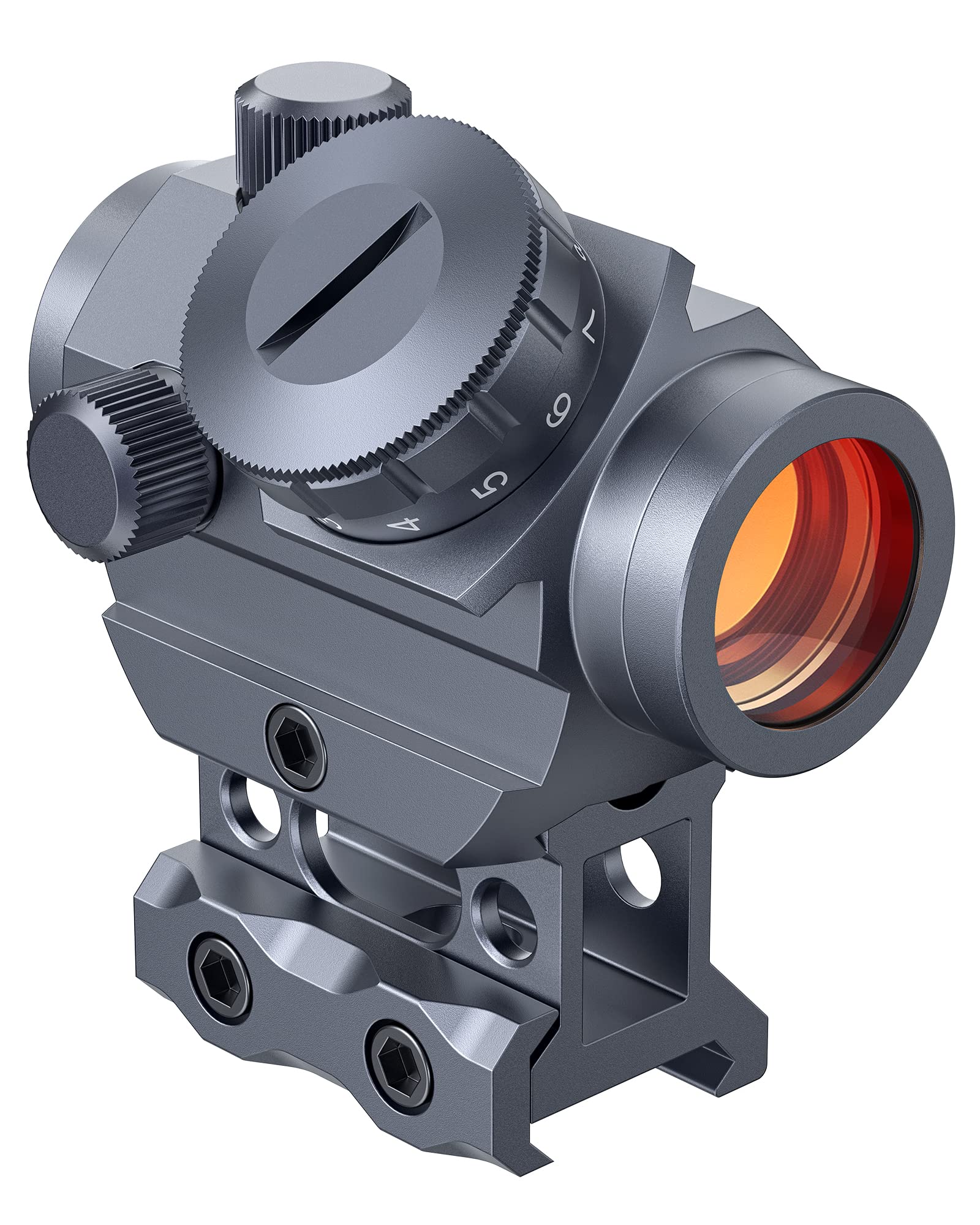 Snapklik.com : MidTen 2MOA Red Dot Sight 1x25mm Reflex Sight Waterproof ...