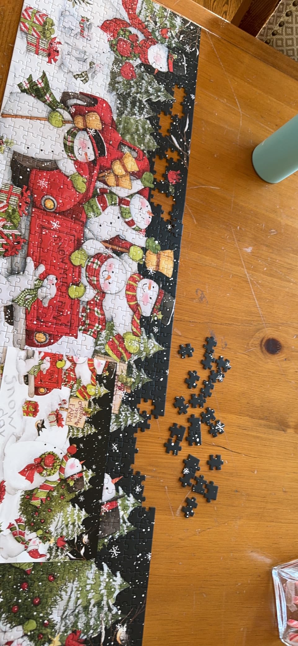 Amazon.com: LANG SNOW DAY PUZZLE - 750 PC PANORAMIC (5041017) : Toys ...