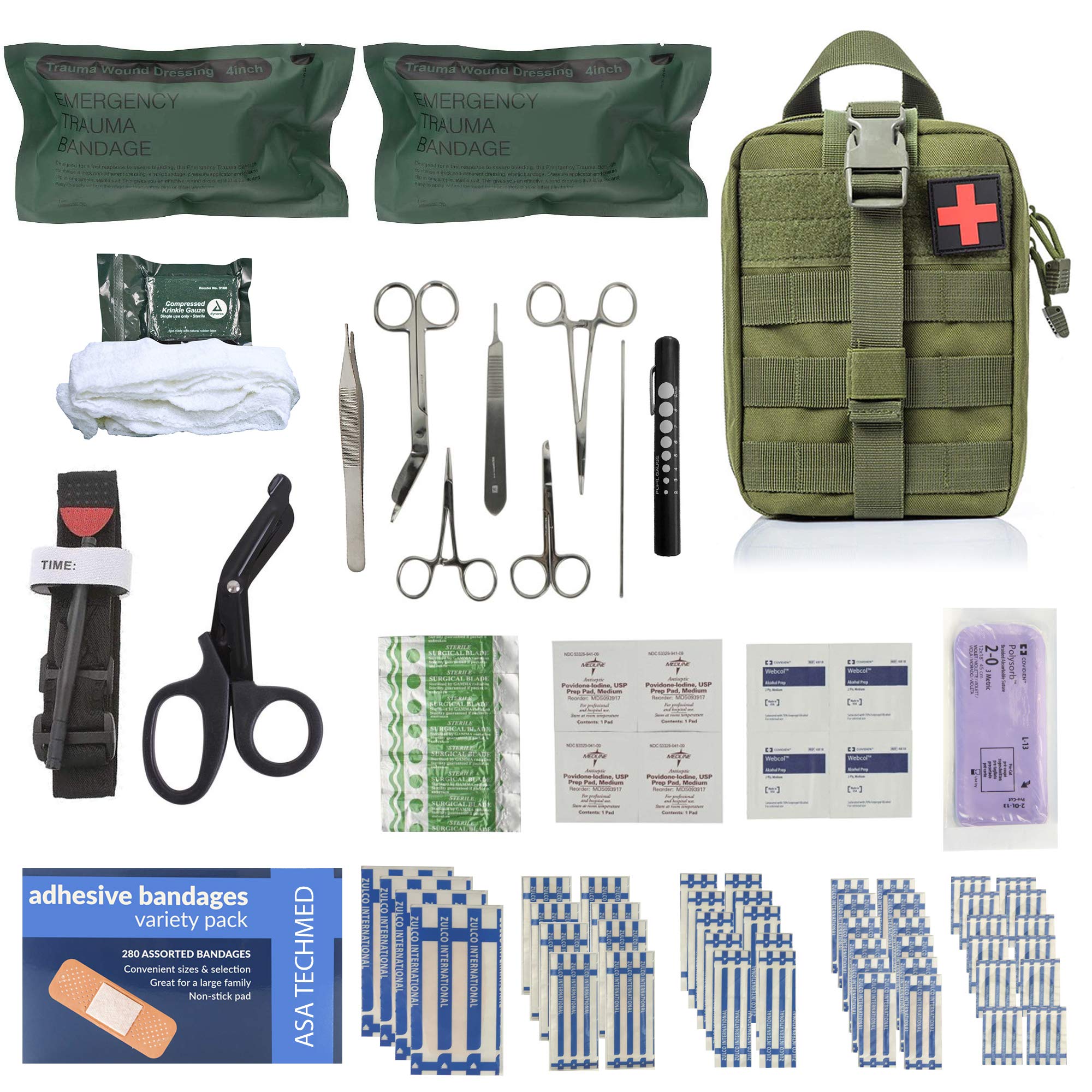Buy ASA TECHMED AFAK Trauma/Hemorrhage Control Kit in MOLLE Advance ...