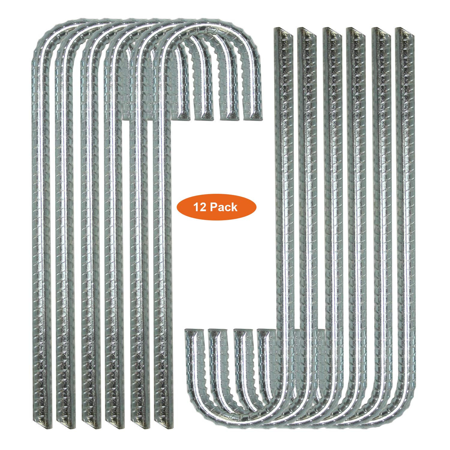 Snapklik.com : Ashman Rebar Stake Anchor 12 Inches Long