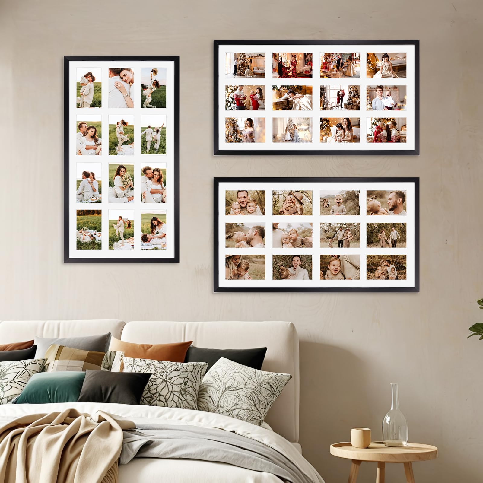 Snapklik.com : SPEPLA 12 Opening 4x6 Black Collage Picture Frames ...