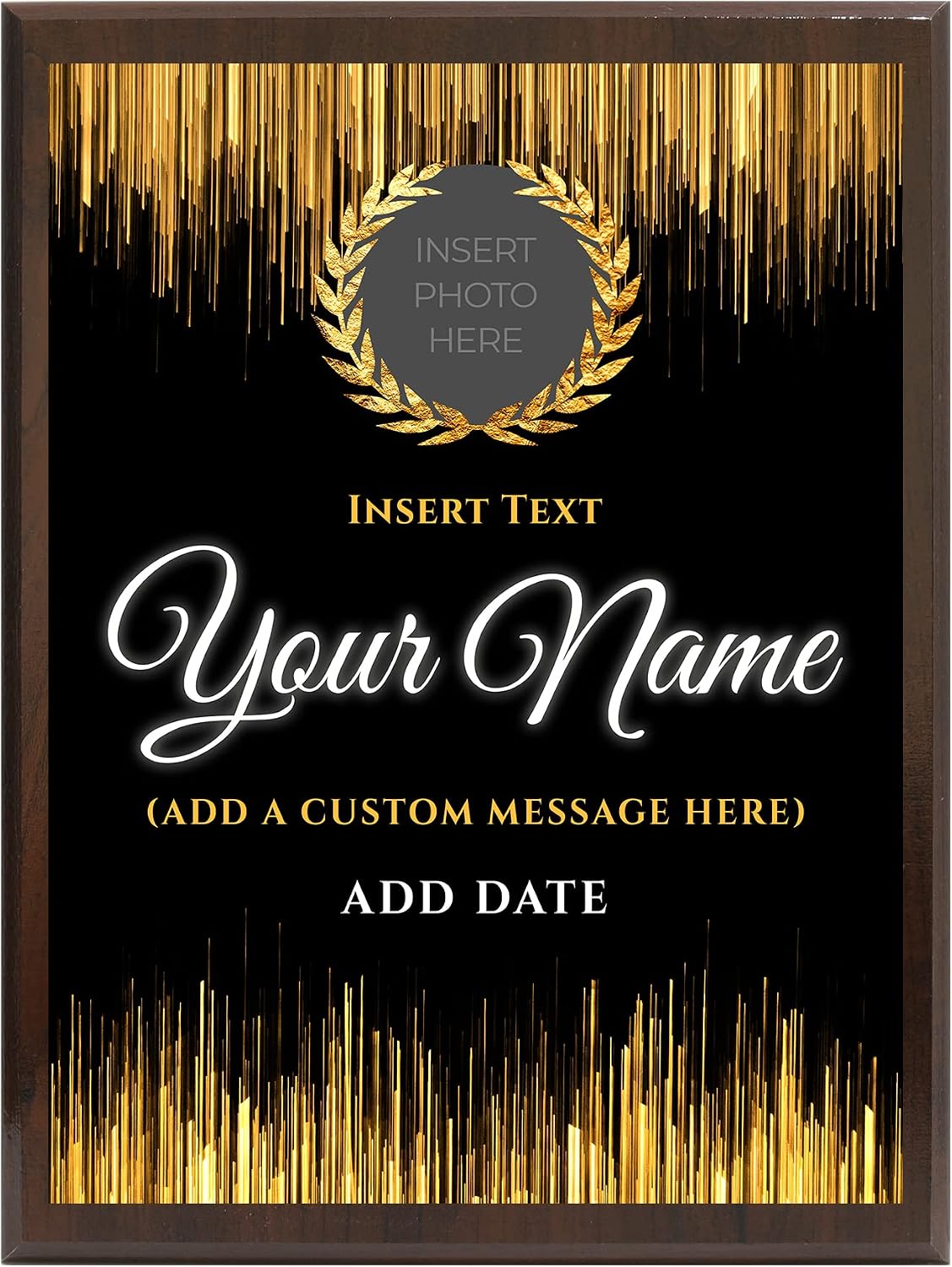 Amazon.com: 9" x 12" Custom Wall Plaque for Awards and Recognition ...