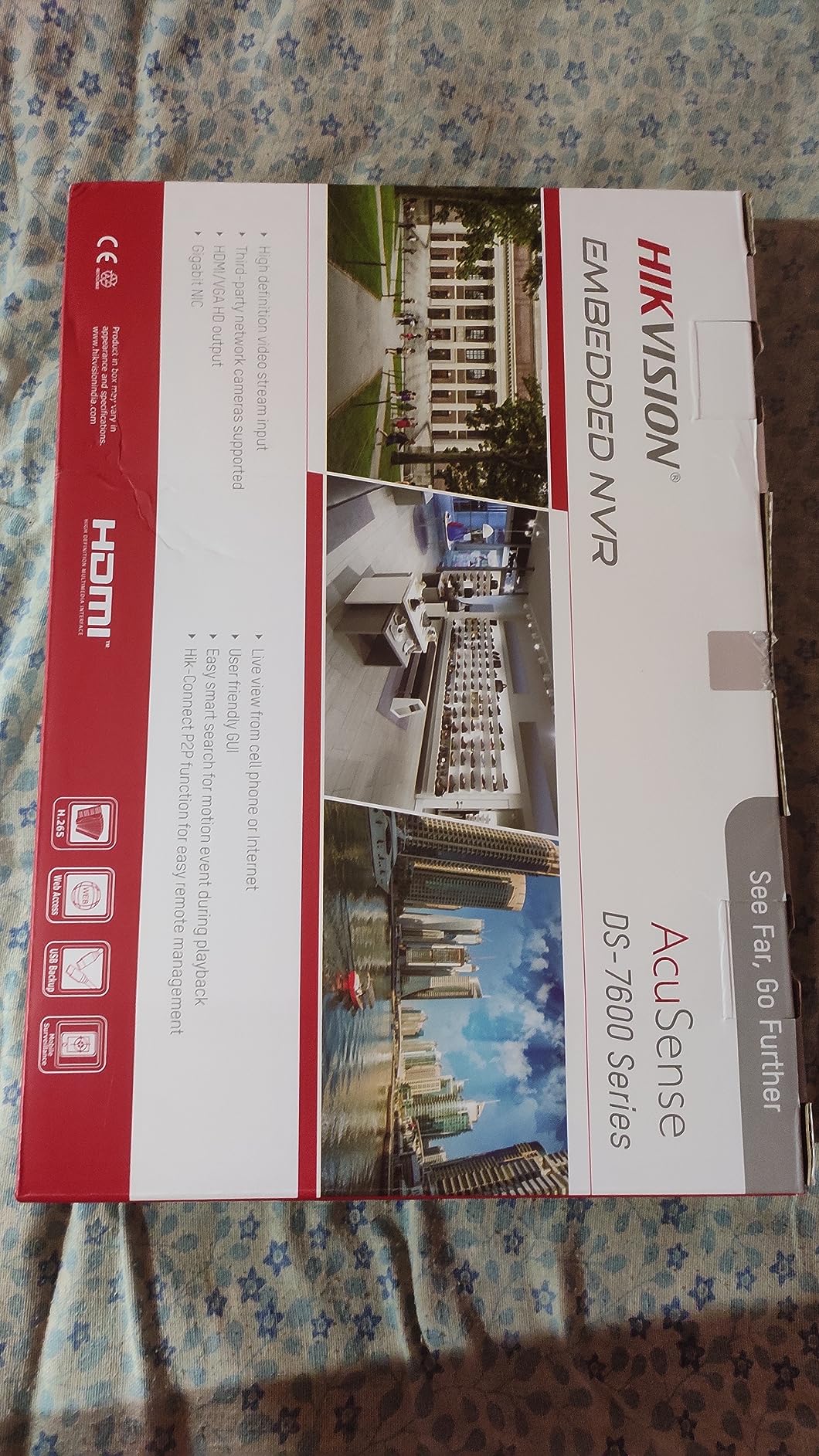 HIKVISION 8 Channel Accusense 4K Nvr Indoor [Ds-7608Nxi-K1] for IP ...